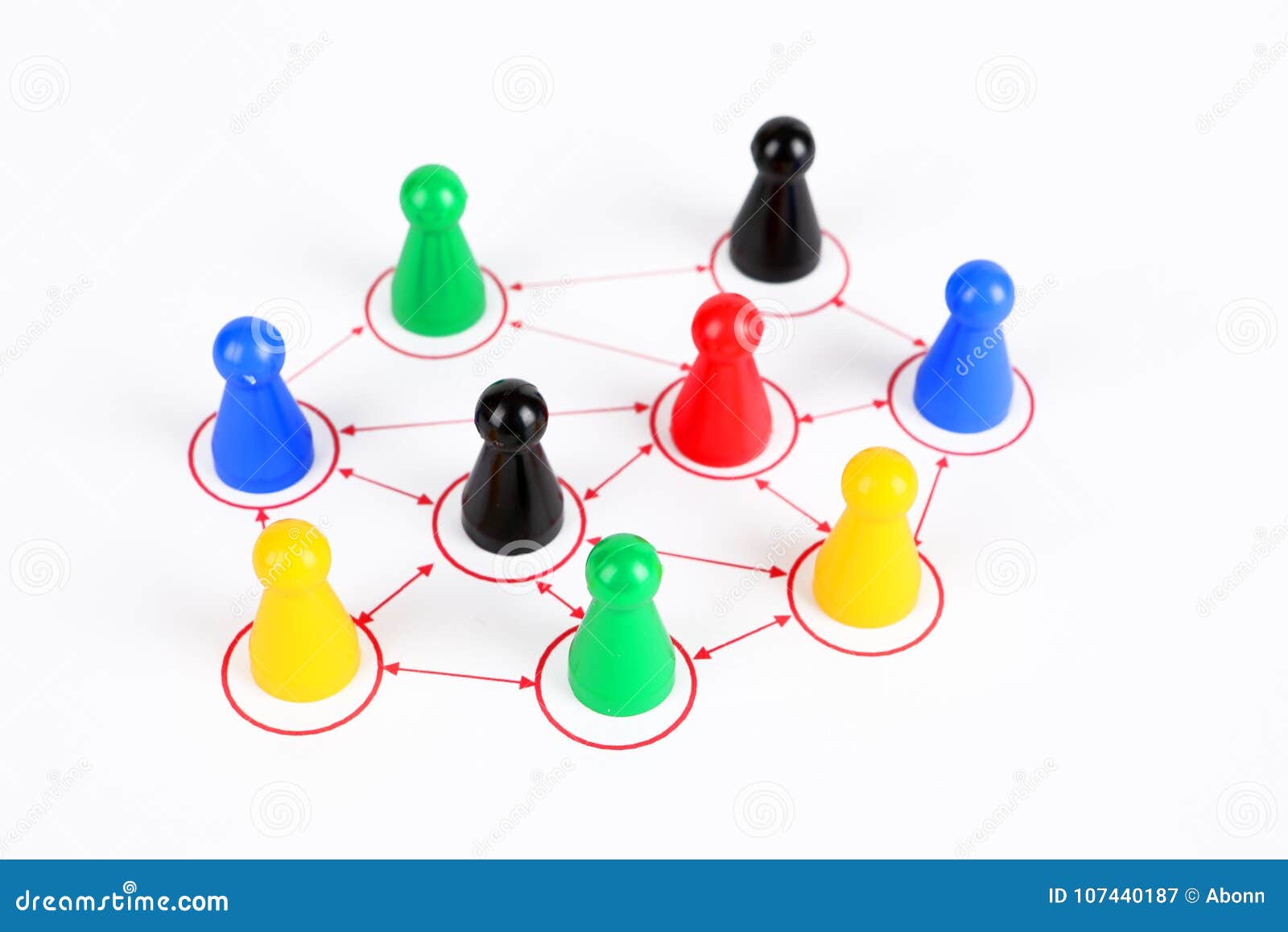 Teamwork with Different Characters Stock Image - Image of working ...