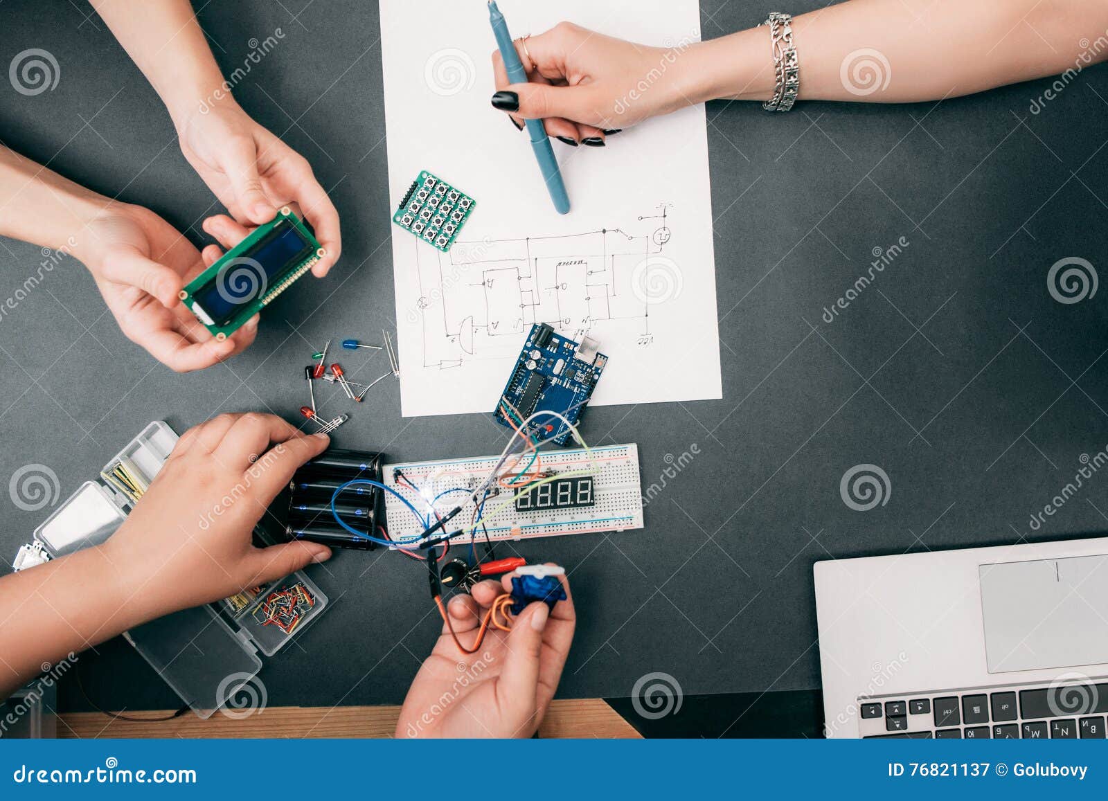 Teamwork In Engineering Designing Royalty-Free Stock Image ...