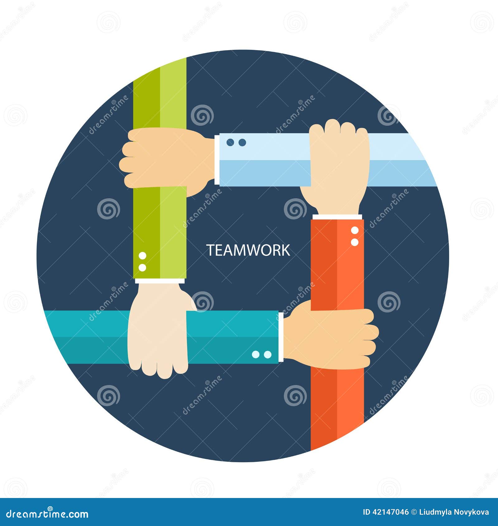 Teamwork Flat Hands Stock Illustrations – 8,766 Teamwork Flat Hands ...