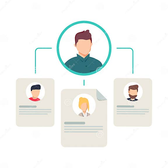 Teamwork Flow Chart, Business Hierarchy or Business Team Pyramid ...