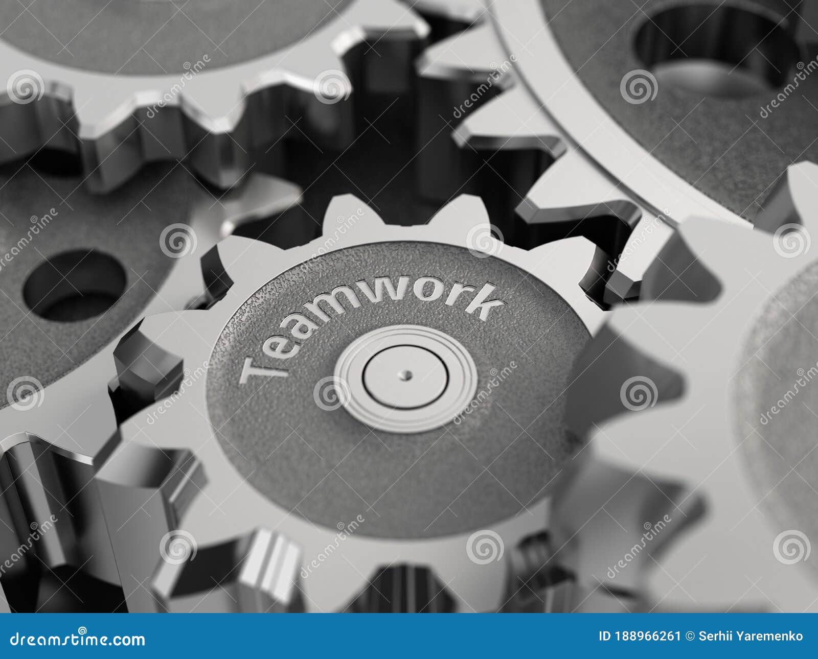 Teamwork gear wheels stock illustration. Illustration of business ...