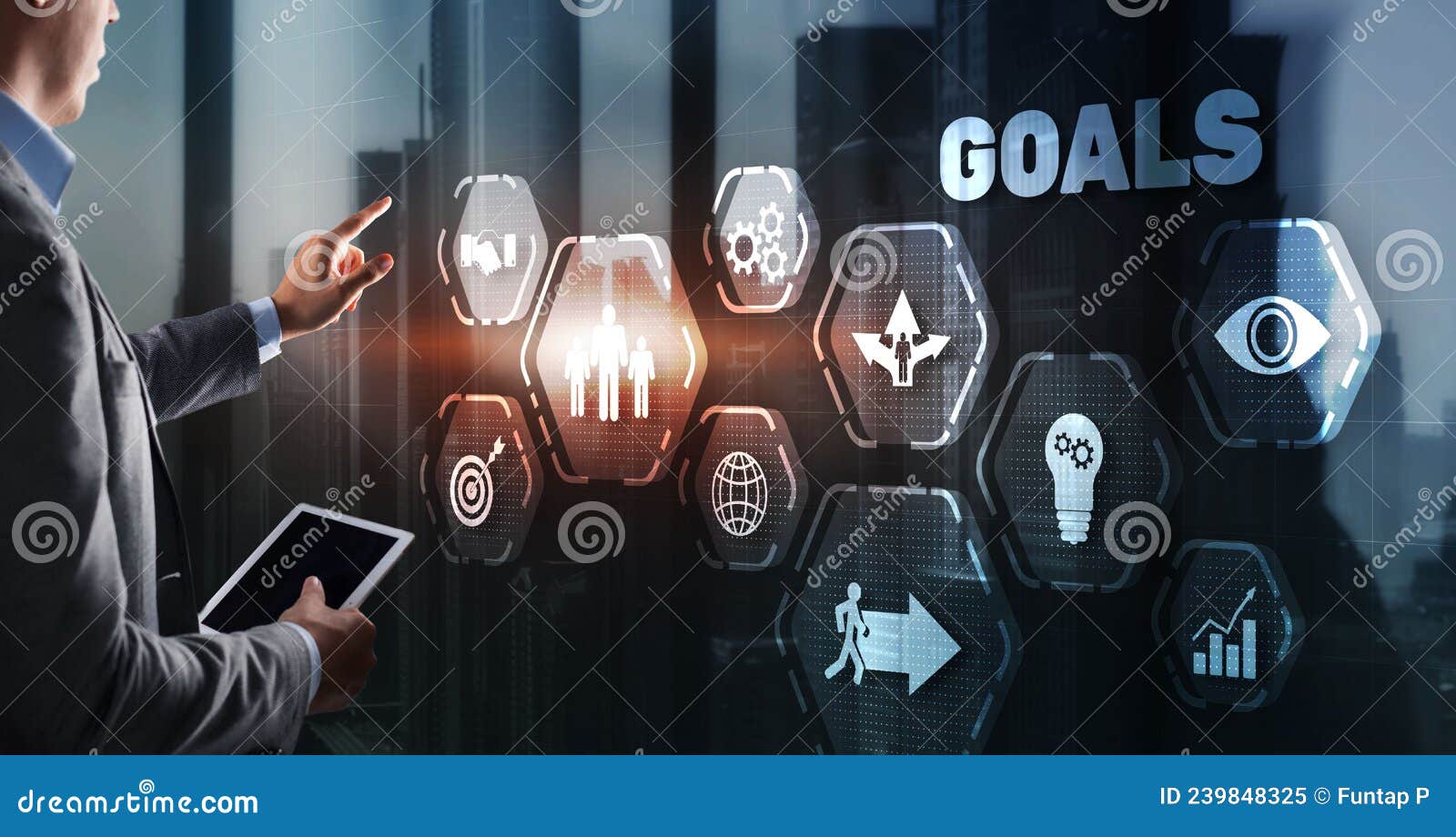 Teamwork Goals Strategy Business Support Concept Stock Image - Image of ...