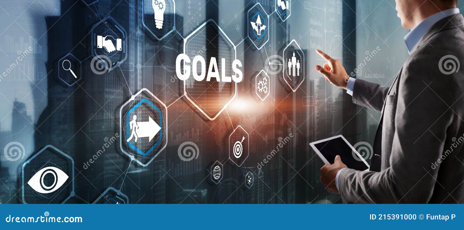 Teamwork Goals Strategy Business Support Concept Stock Photo - Image of ...