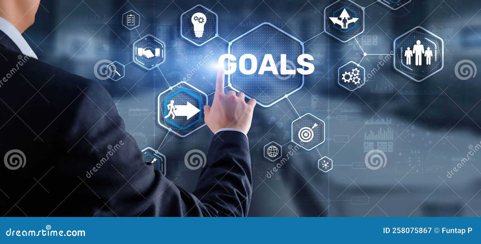 Teamwork Goals Strategy Business Support Concept Stock Image - Image of ...