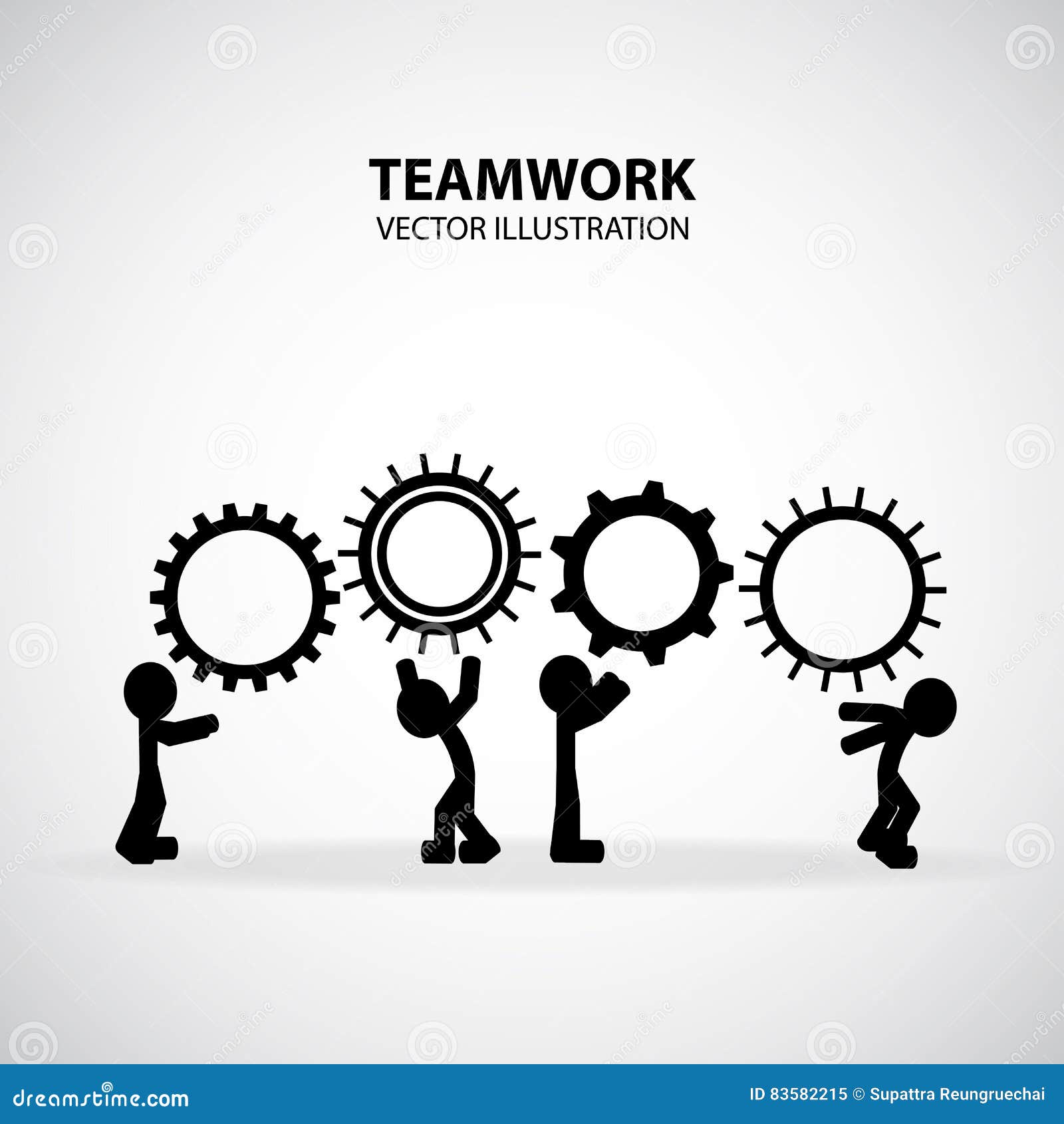 Teamwork Graphic Design stock vector. Illustration of concept - 83582215