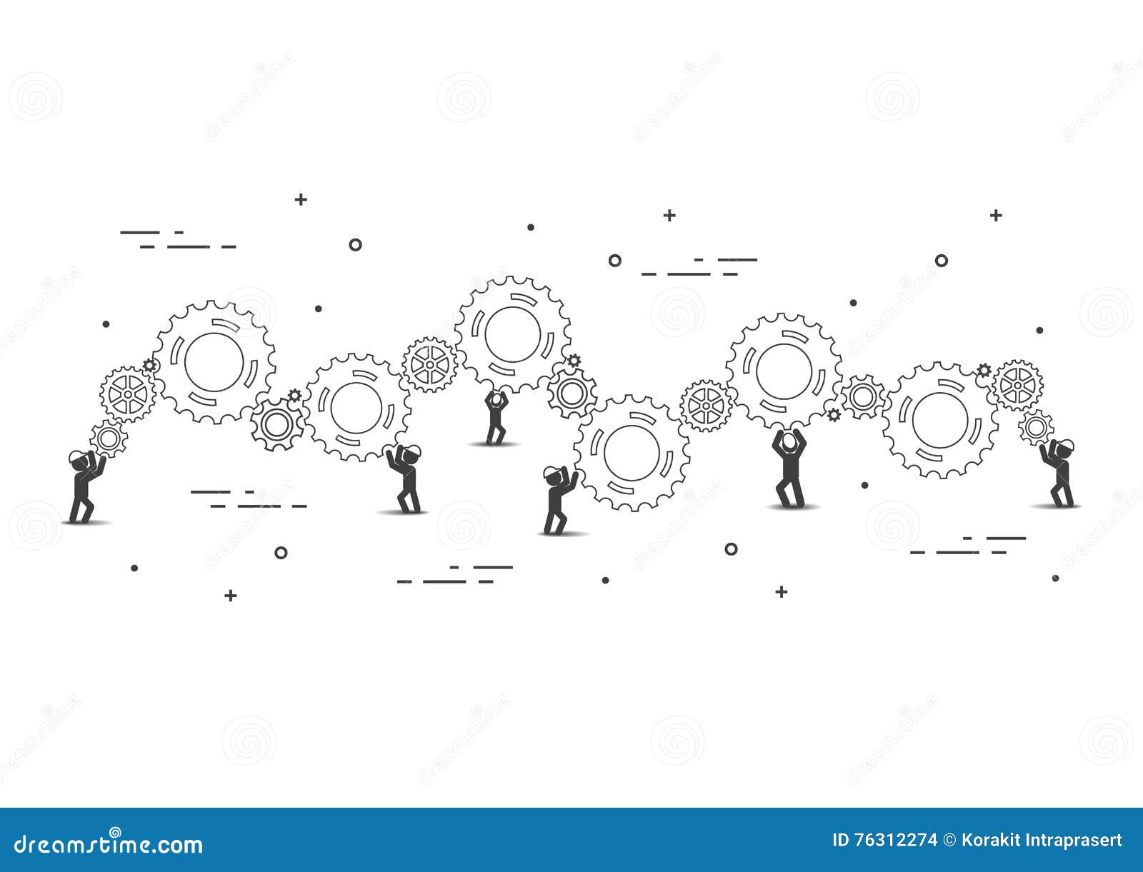 Teamwork Graphic Design Stock Photography | CartoonDealer.com #83578208