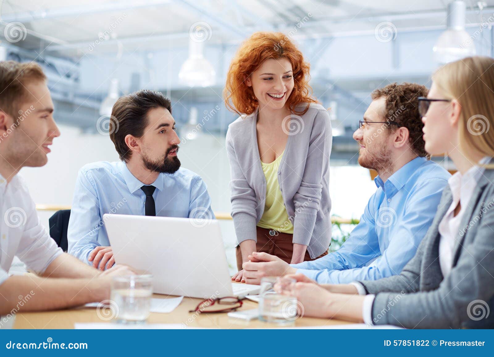 Teamwork stock photo. Image of employee, confident, colleague - 57851822