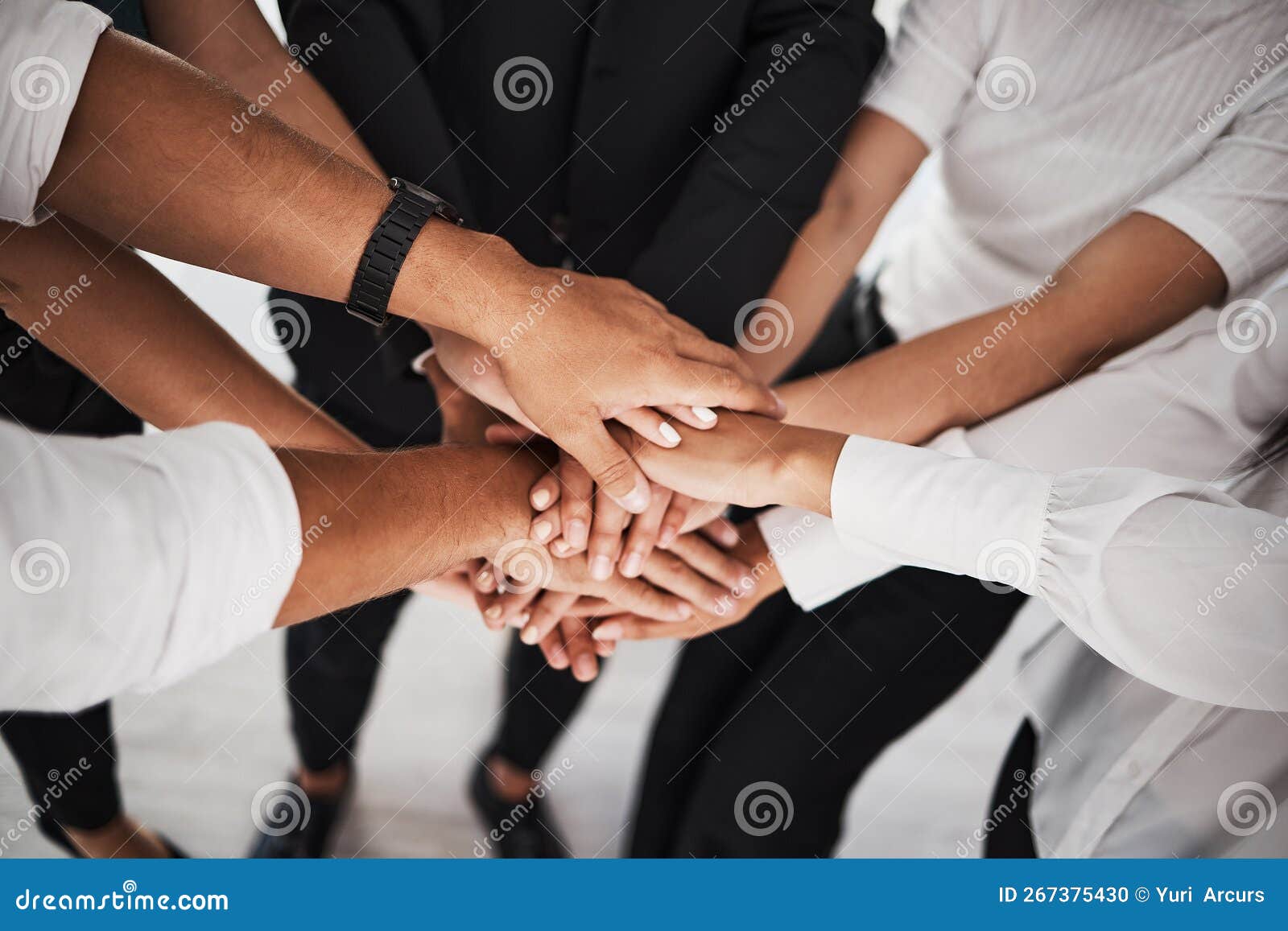 Teamwork, Group and Hands Stacked for Collaboration, Support and ...