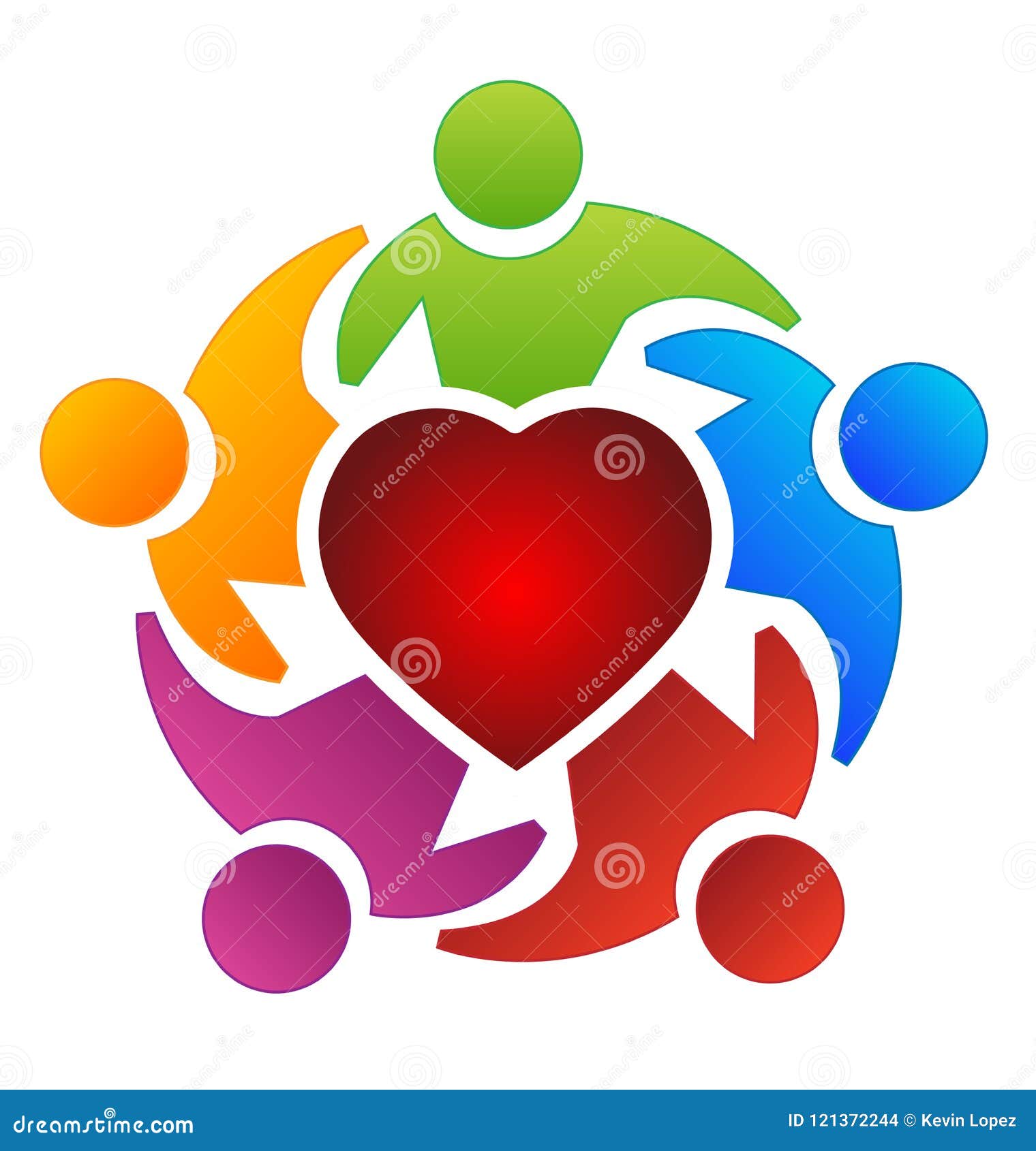 People Heart Care Wellness Healthcare Logo Vector Illustration ...