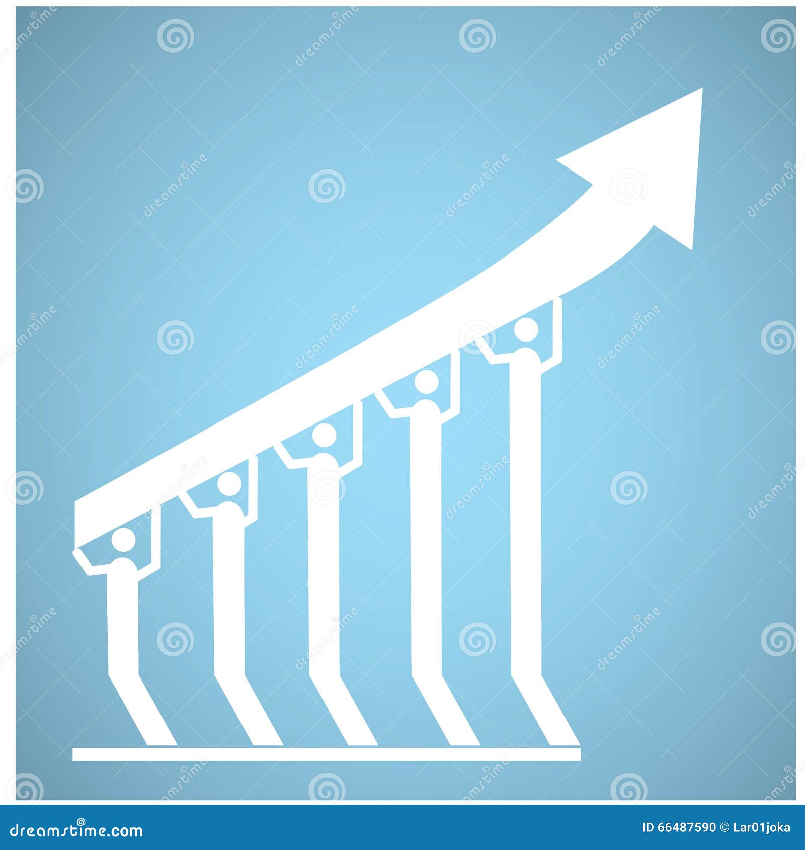 Teamwork stock illustration. Illustration of businessman - 66487590
