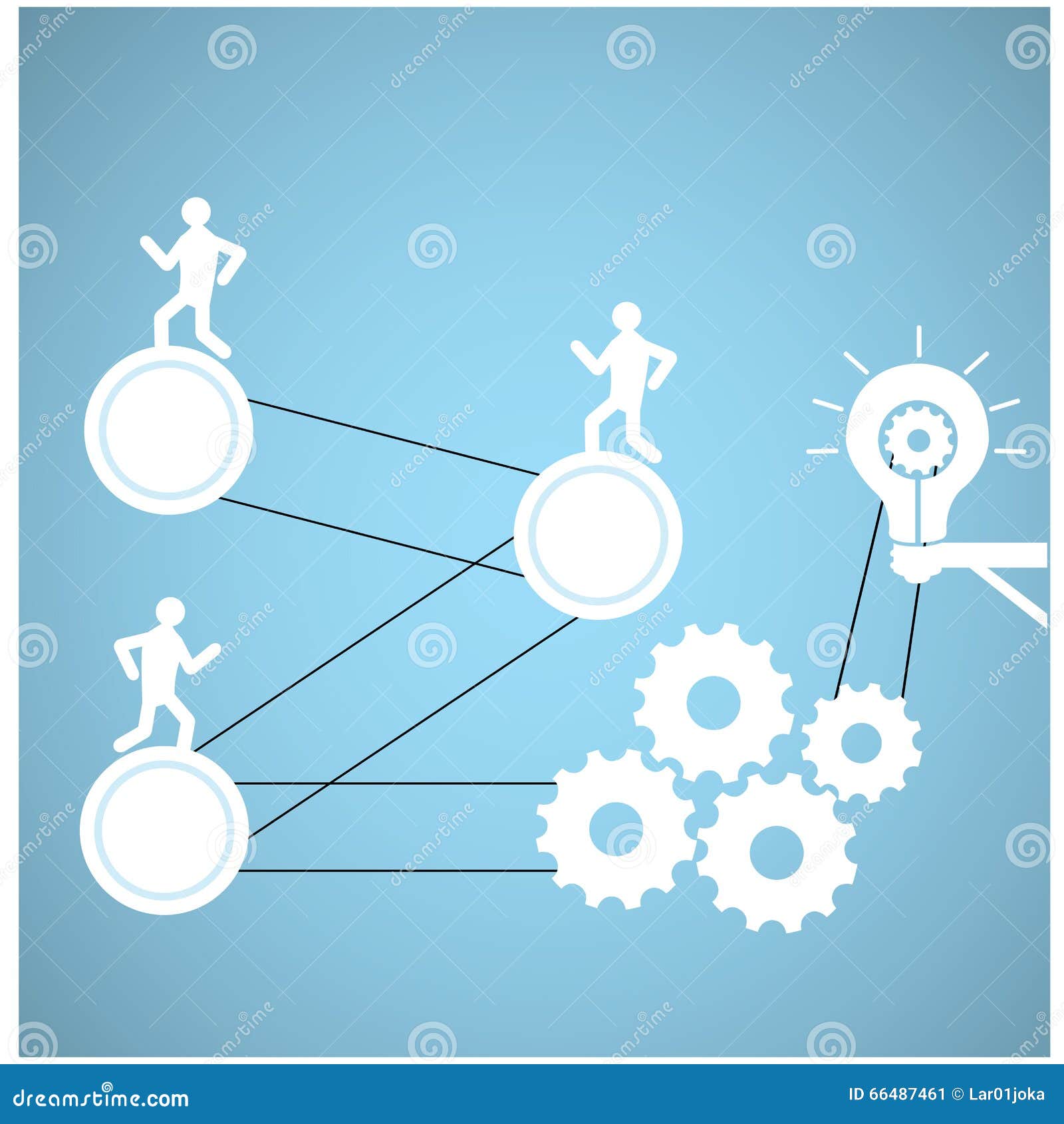 Teamwork stock illustration. Illustration of professional - 66487461