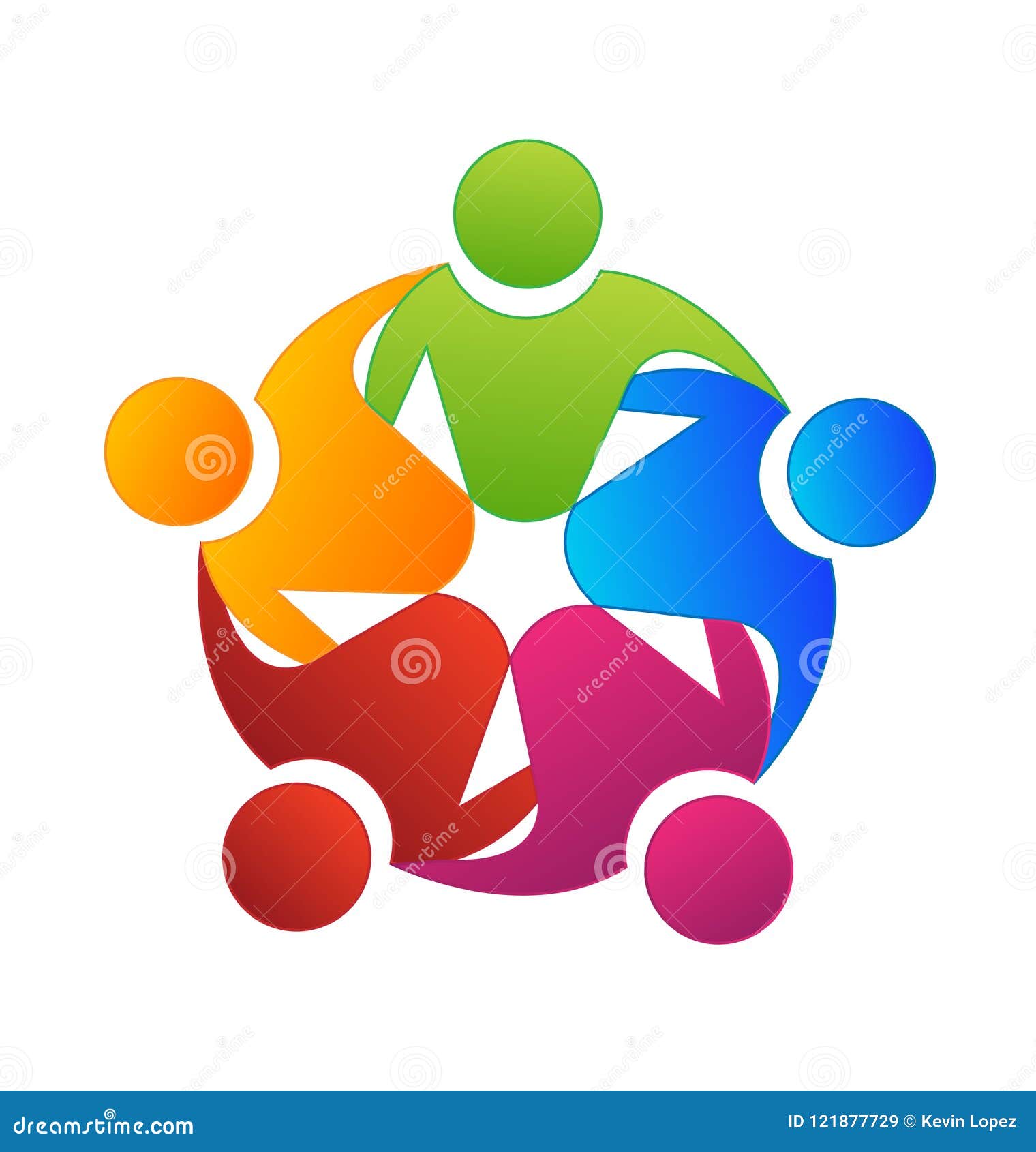 Teamwork Group Planning and Creating Icon Stock Vector - Illustration ...