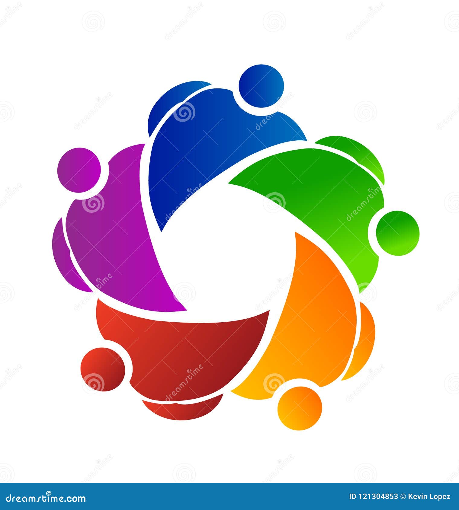 Teamwork Group of Working Friends Logo Vector Stock Vector ...