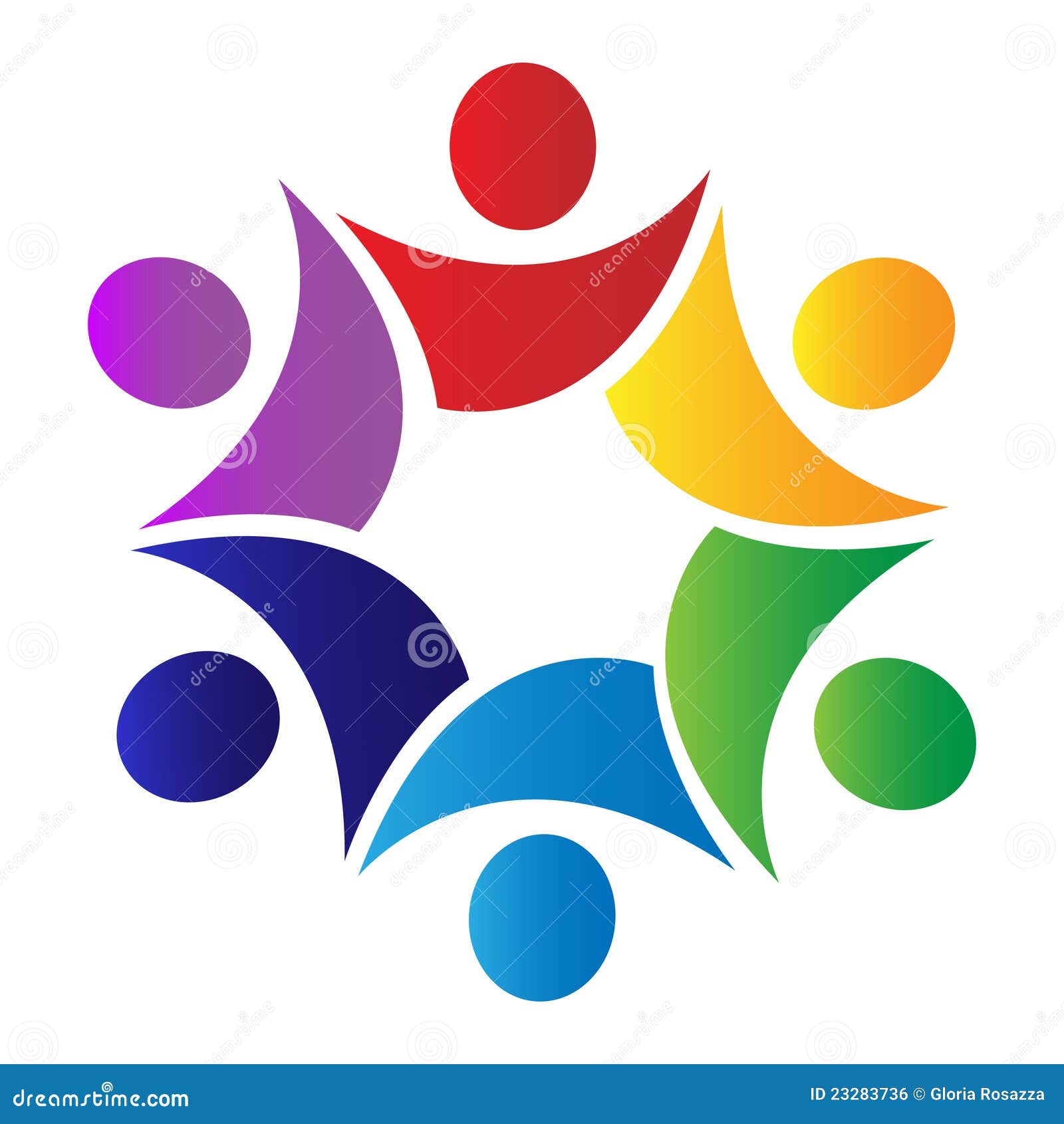 Teamwork Handle Logo Vector Stock Vector - Illustration of corporate ...