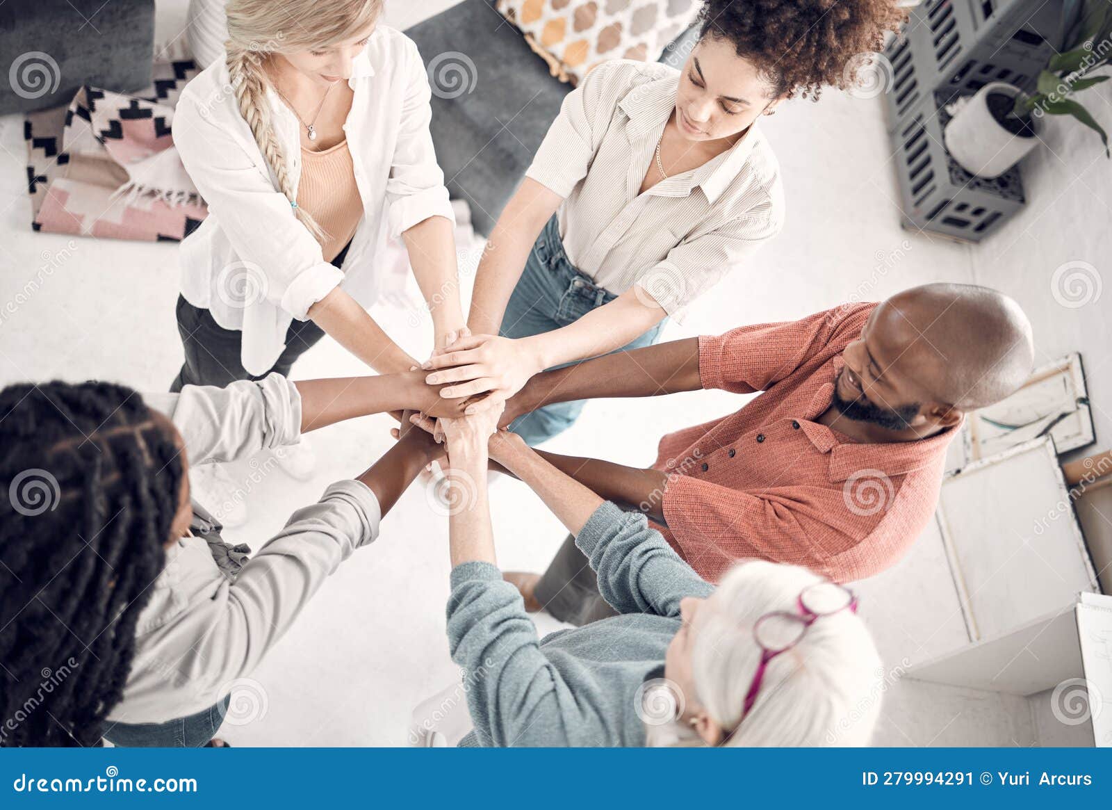 Teamwork, Hands of Business People Together with Support, Trust and ...