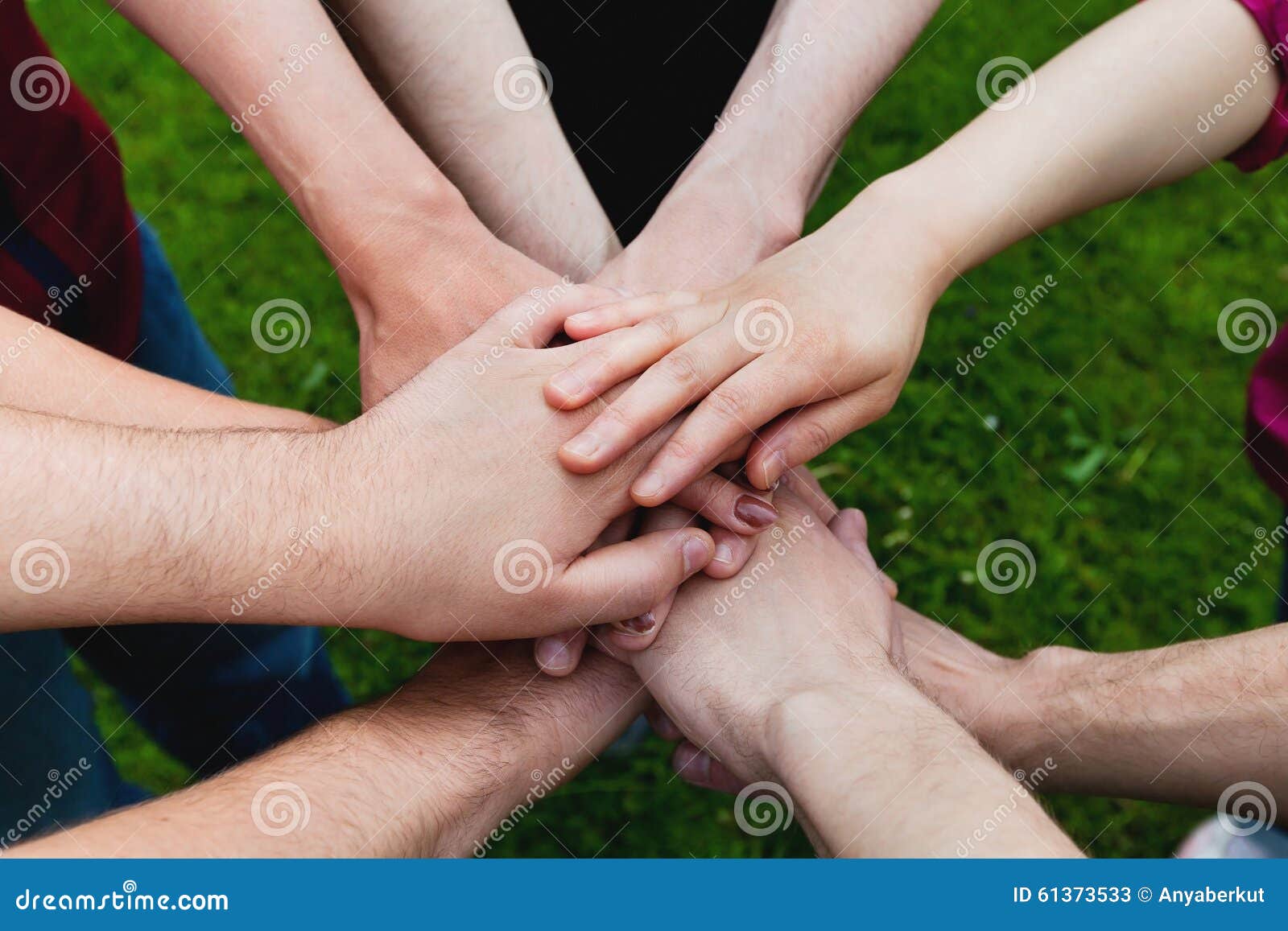 Teamwork stock image. Image of people, hands, community - 61373533