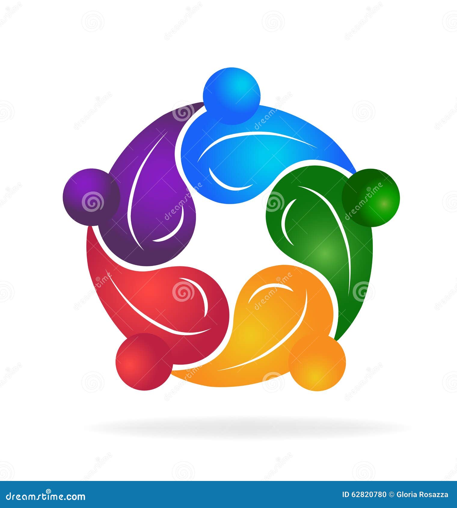 Teamwork healthy people stock vector. Illustration of education - 62820780