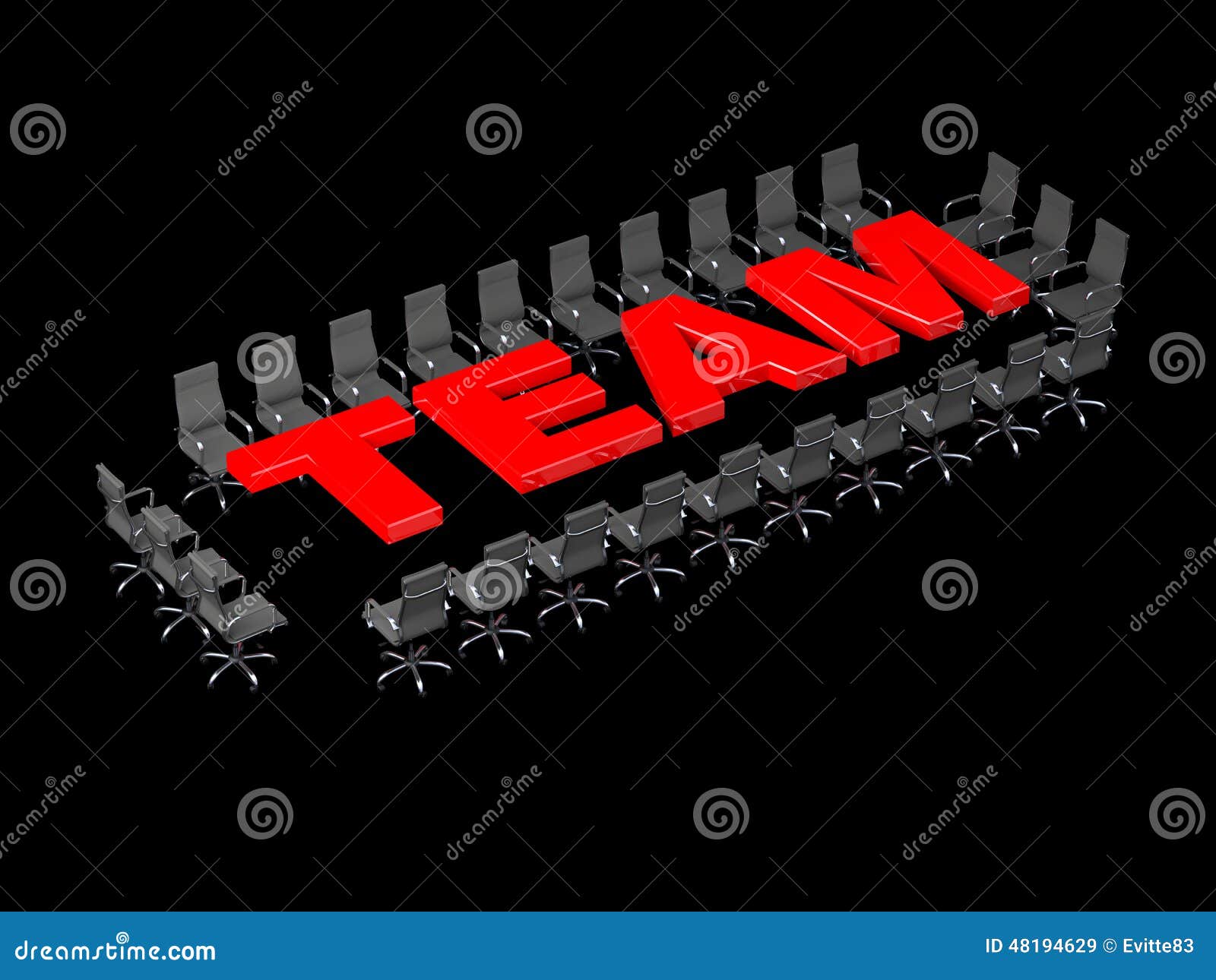 Teamwork. High resolution stock illustration. Illustration of color ...