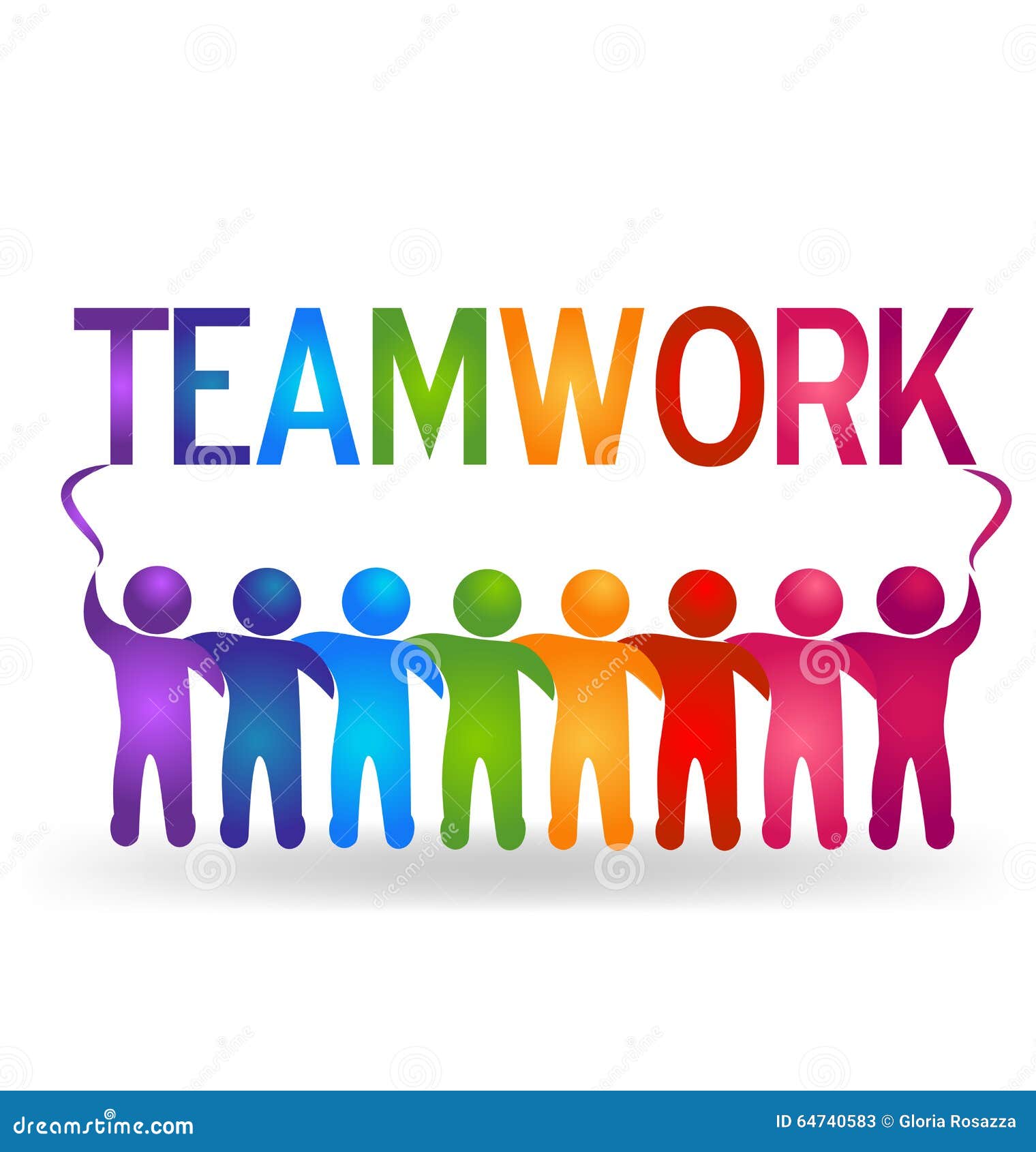 Logo Partners Teamwork Vector Illustration | CartoonDealer.com #52474198