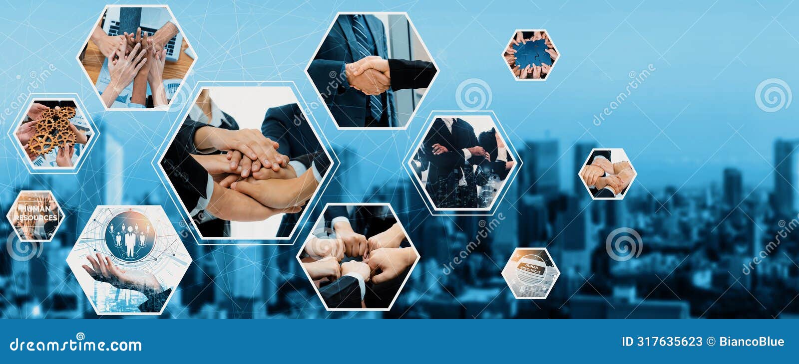 Teamwork and Human Resources HR Management Technology for Business ...