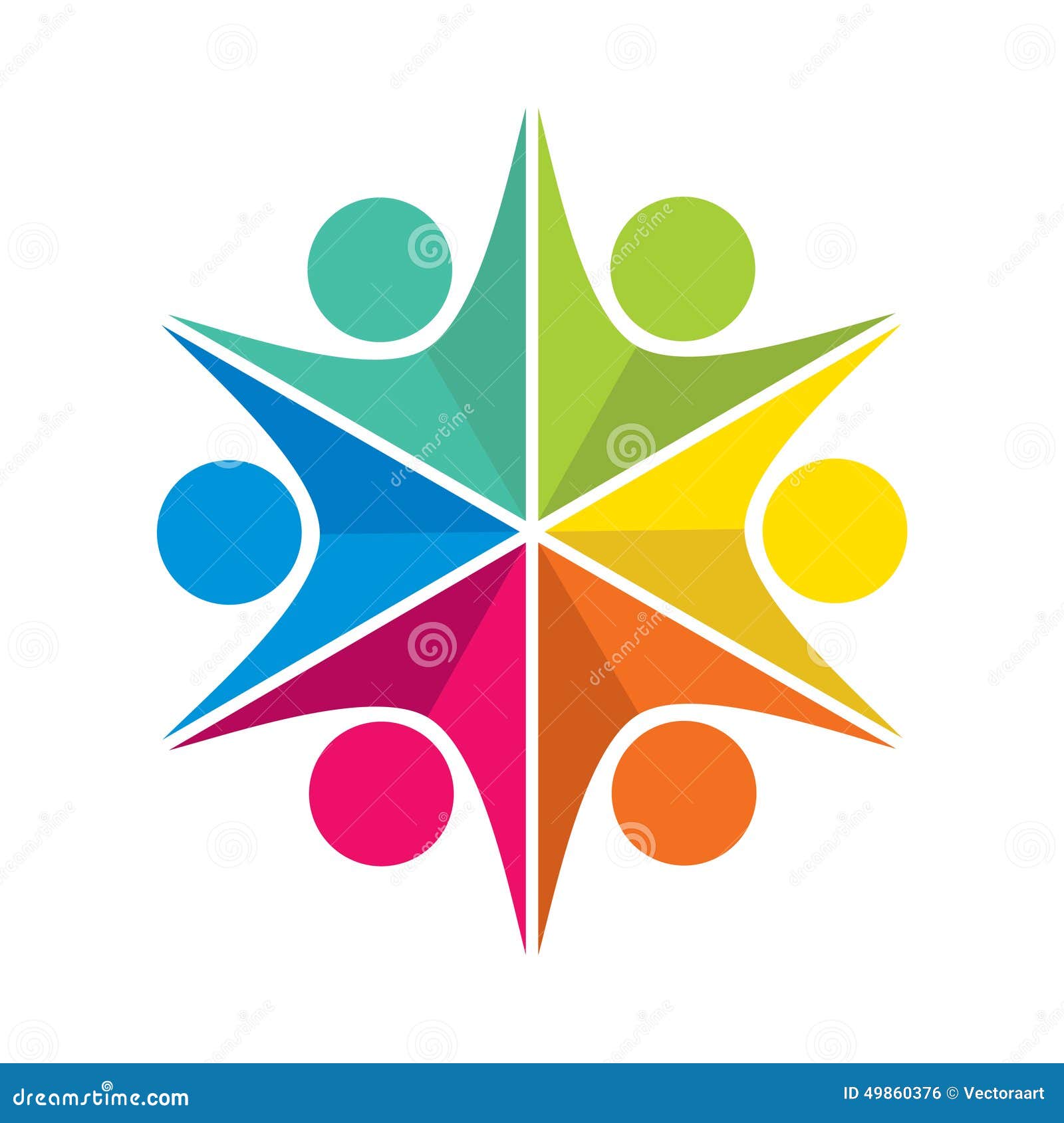 Teamwork Icon Design Concept Stock Vector - Illustration of business ...