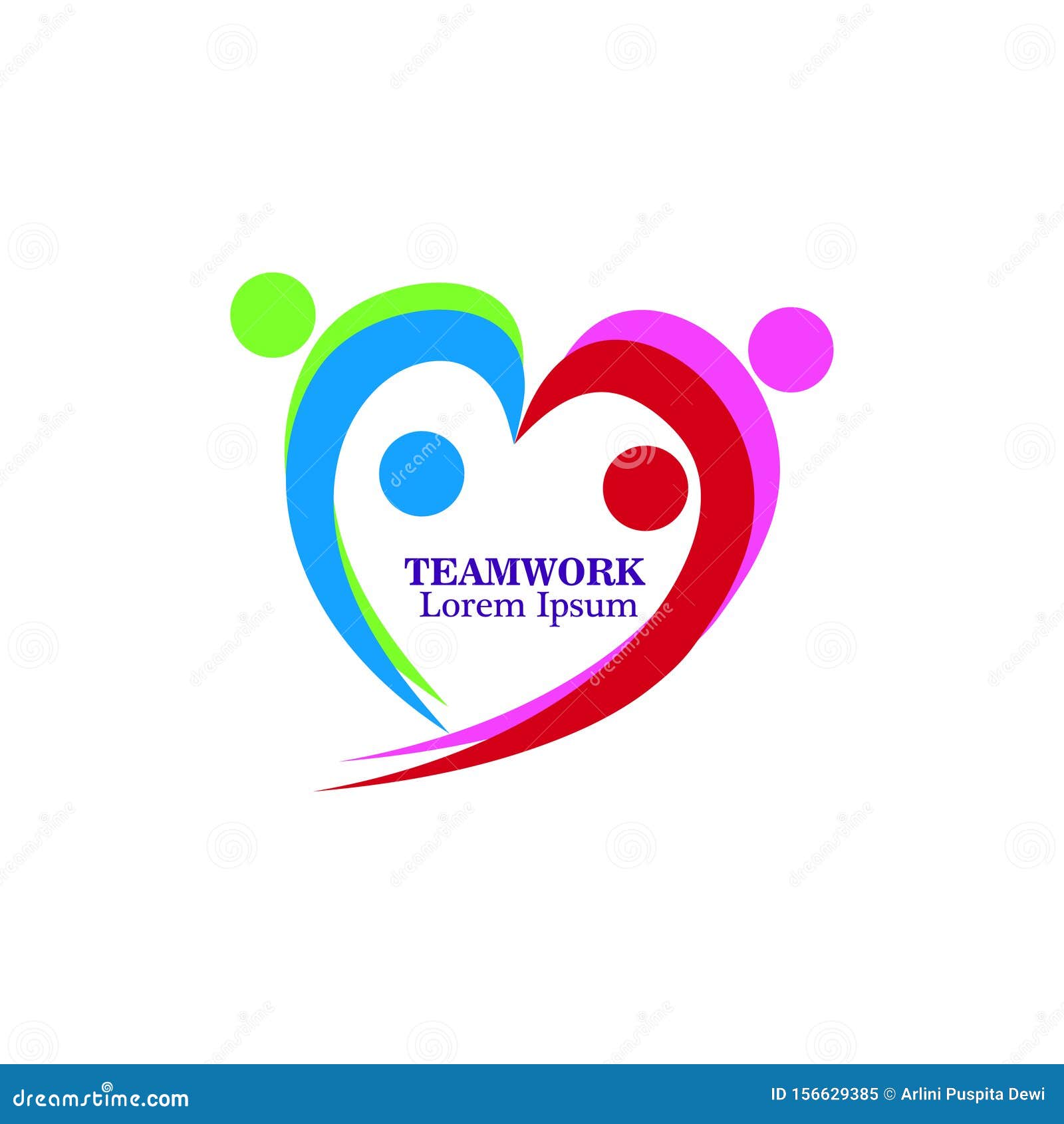 Teamwork Icon Logo Design Template Stock Illustration - Illustration of ...