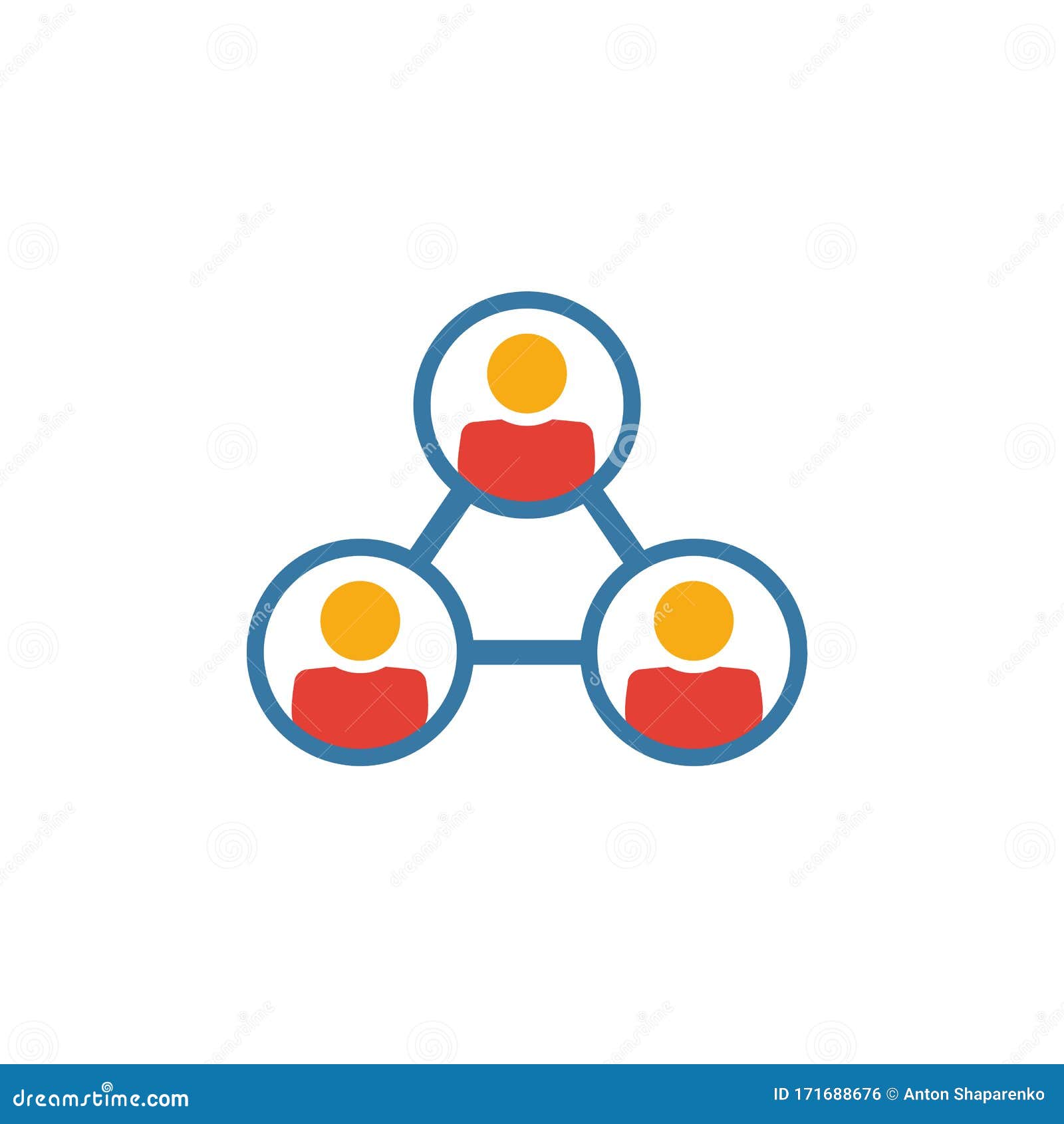 Teamwork Icon. Simple Element from Human Resources Icons Collection ...