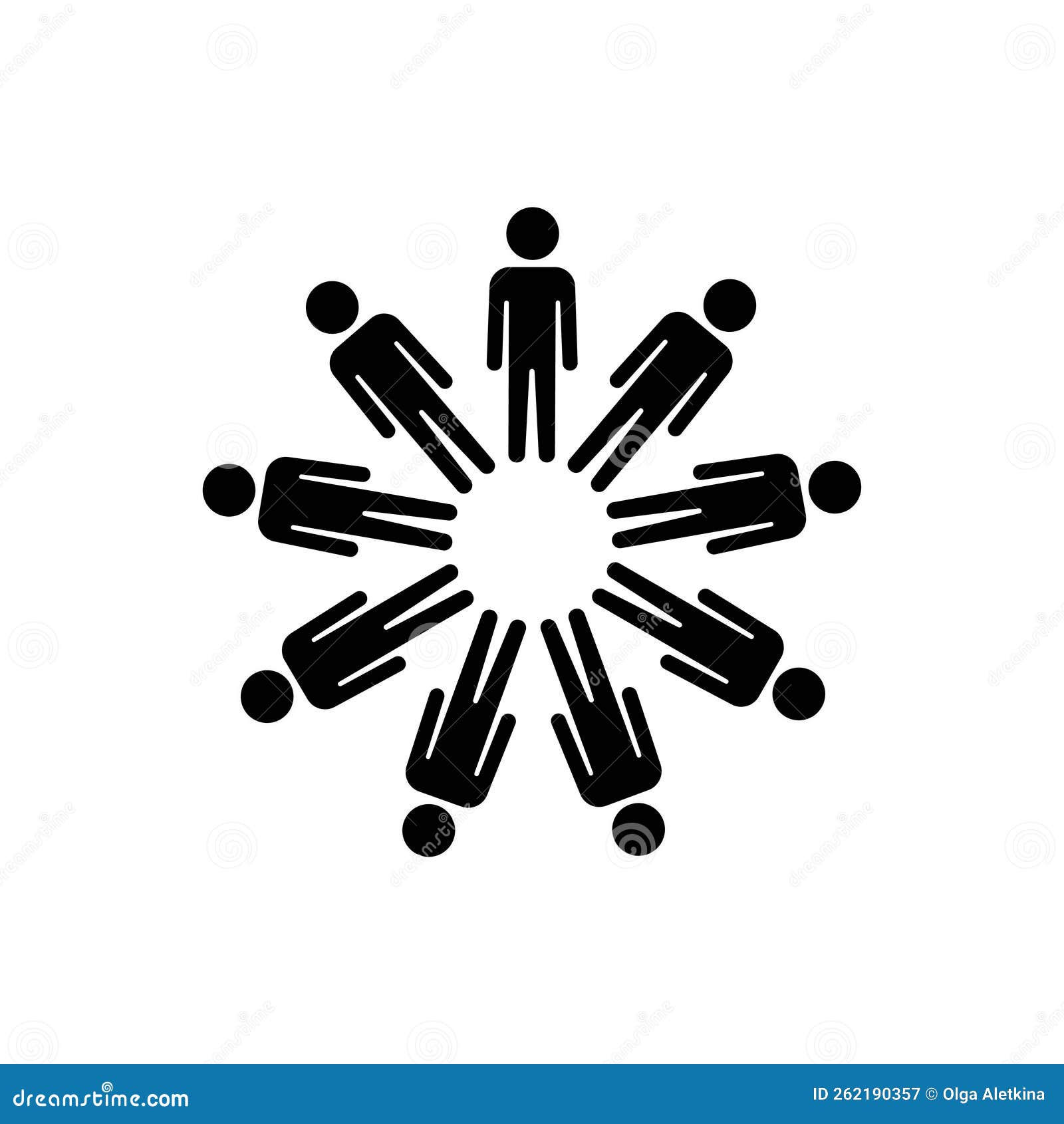 Teamwork Concept Logo. Team Work Icon on White Background Stock Vector ... Teamwork Concept Logo. Team Work Icon on White Background Stock Vector ...