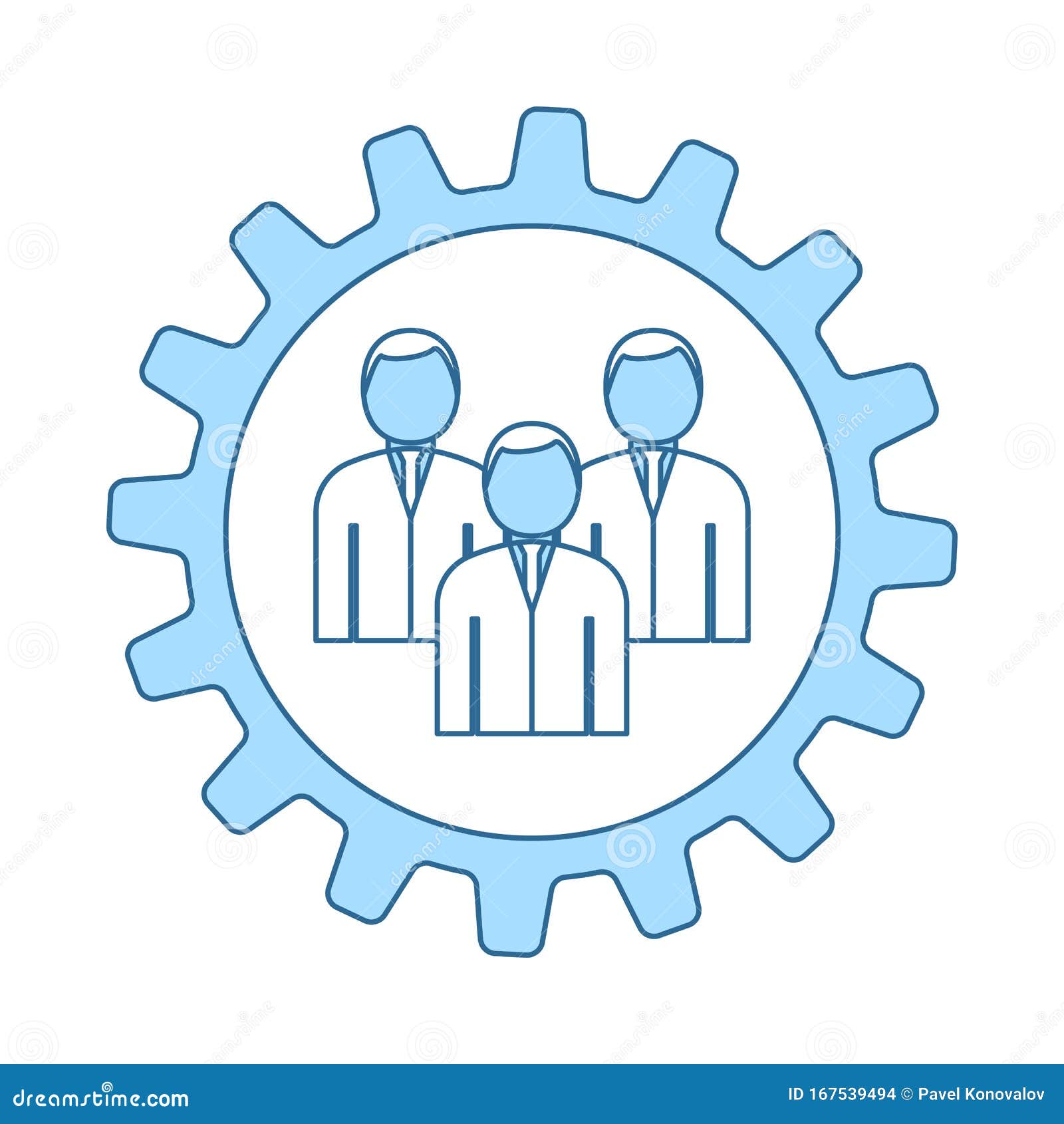 Teamwork Icon stock vector. Illustration of icon, cooperation - 167539494
