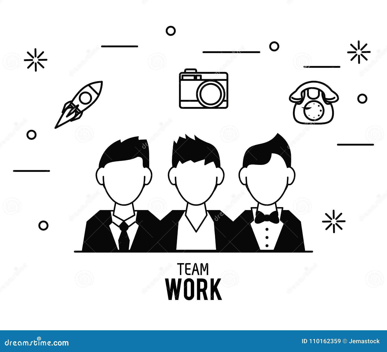 Teamwork icons design stock vector. Illustration of relation - 110162359