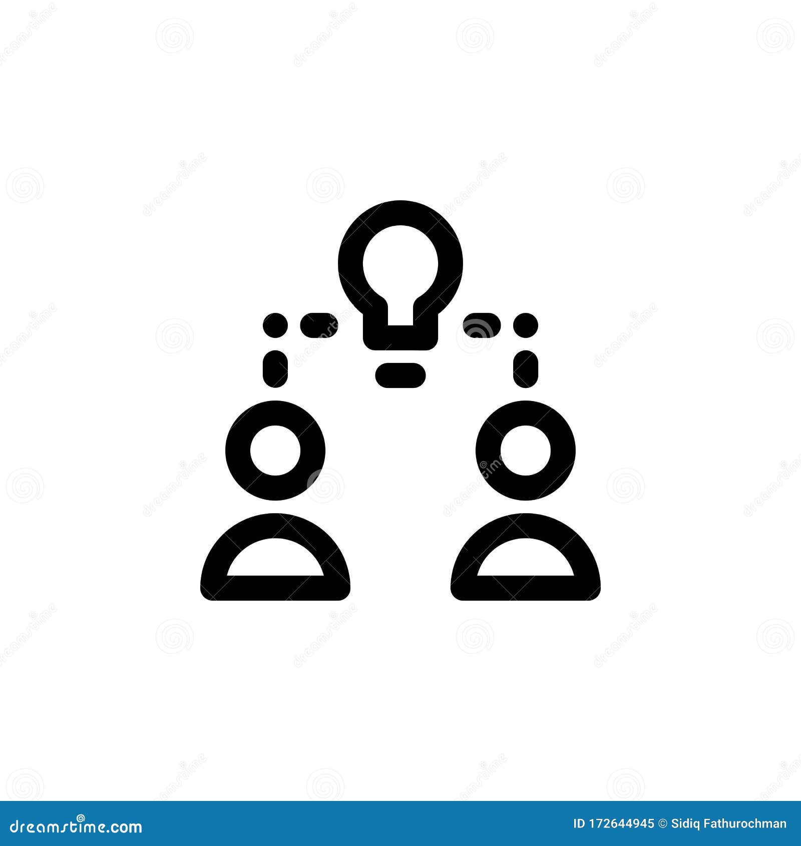 Teamwork, Idea, Innovation Icon Stock Vector - Illustration of help ...