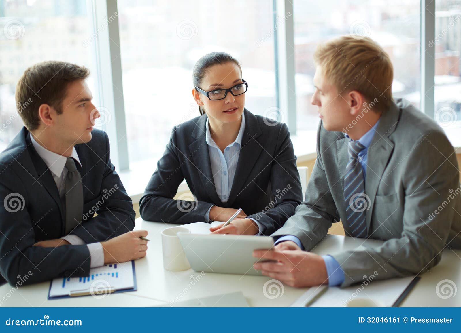 Teamwork stock image. Image of businessman, negotiations - 32046161