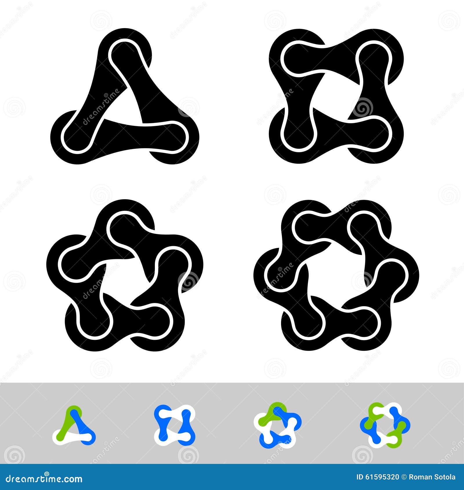 Teamwork Chain Logo. Business Team Union Concept Icon On White ...