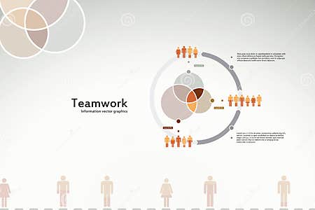 Teamwork info graphics stock vector. Illustration of community - 24635430