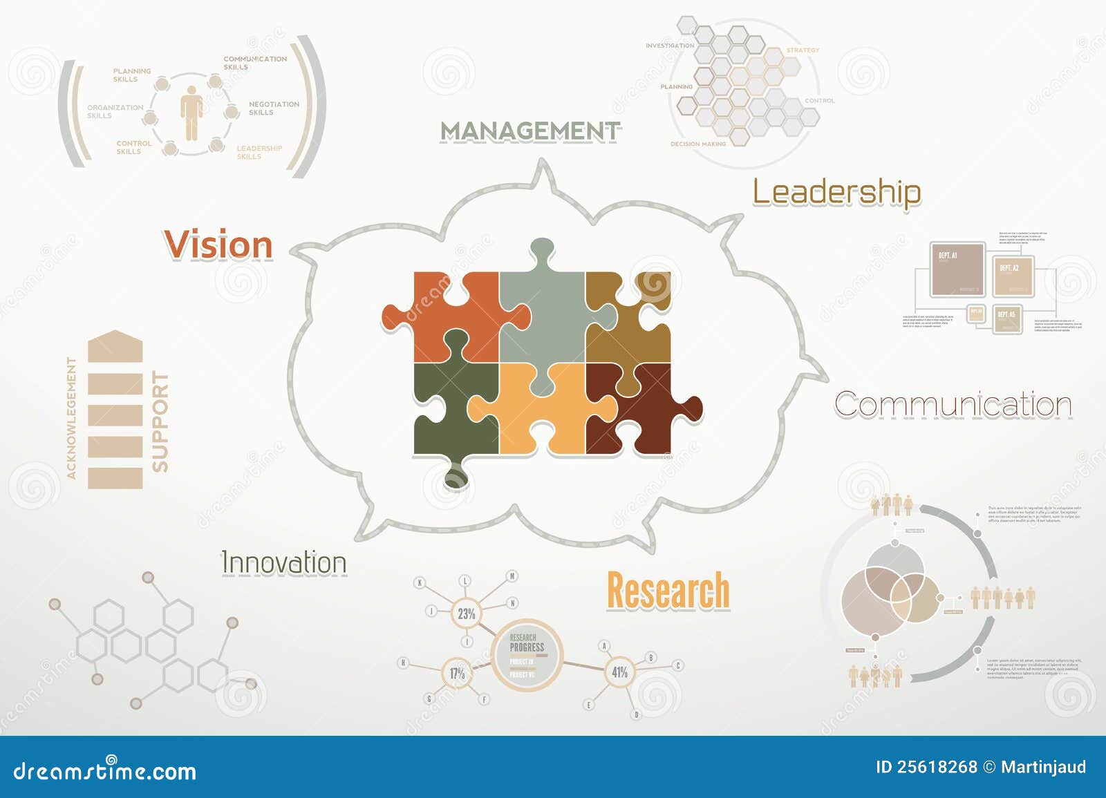 Teamwork infographics in s stock illustration. Illustration of people ...