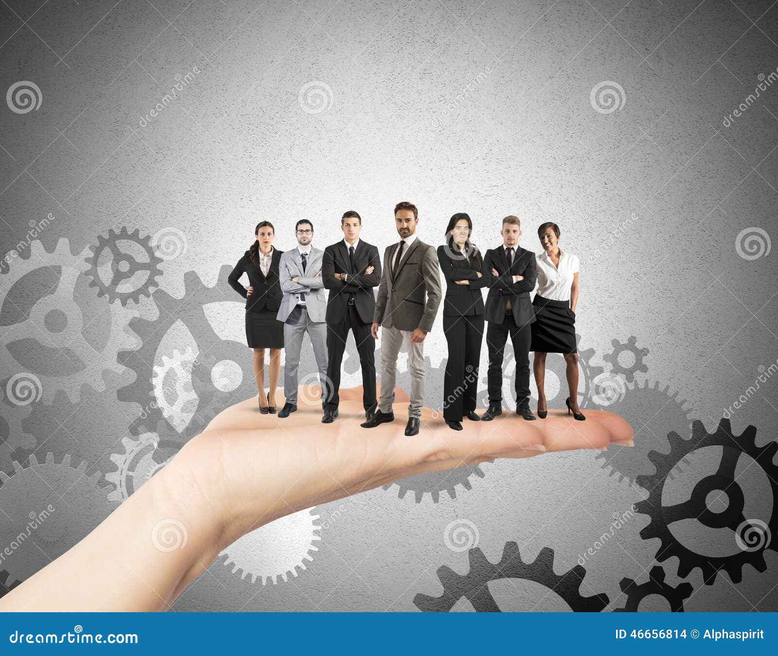 Teamwork and Integration Concept Stock Photo - Image of connect ...