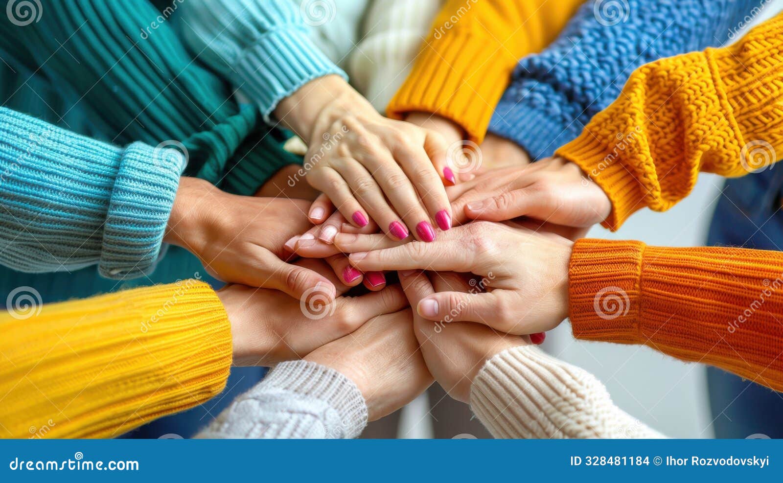 Teamwork, Interaction between All Team Members. Team Building Flat ...