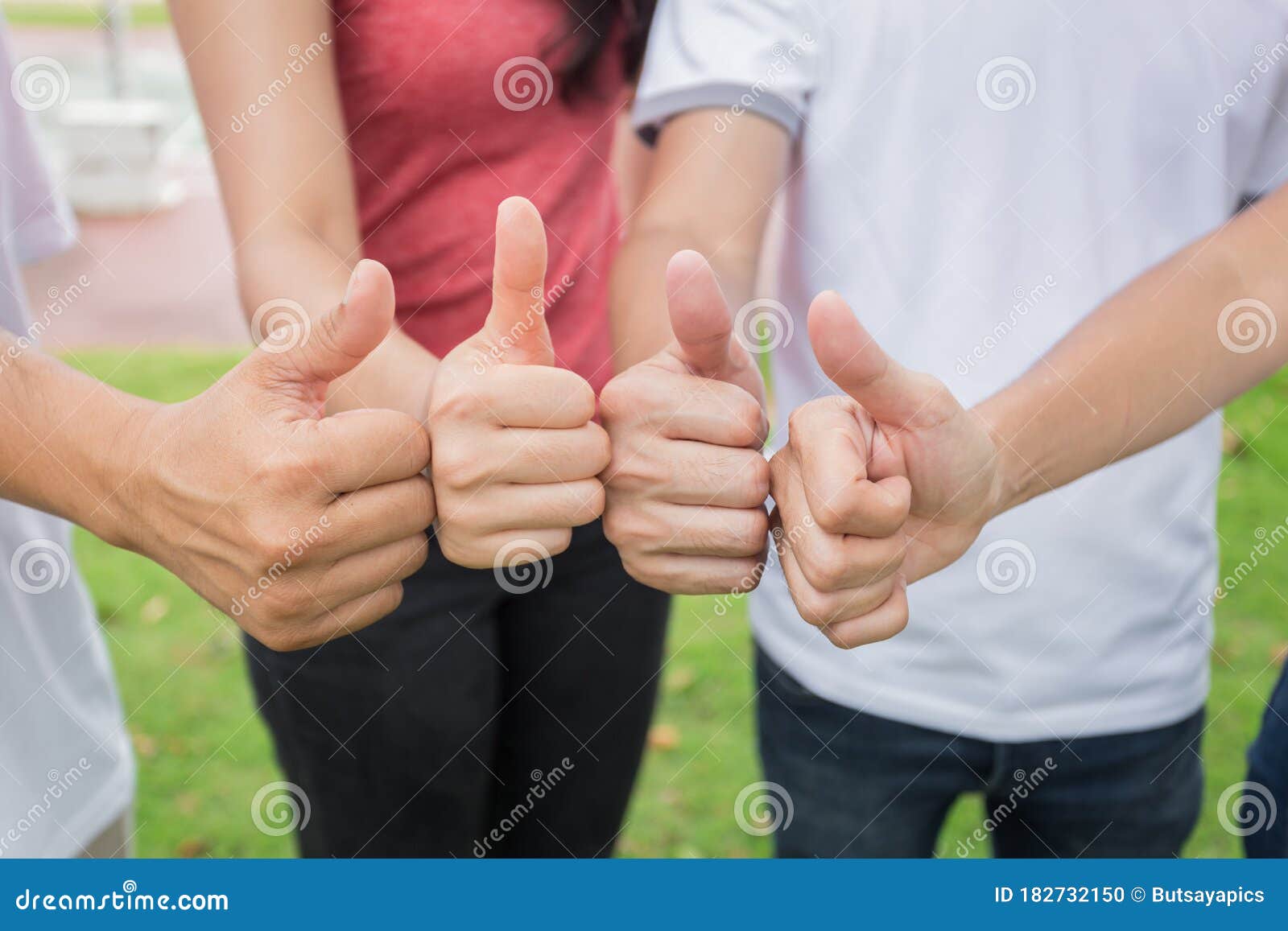 Teamwork Joining Hands, Good Relationship, Empower Human Stock Photo ...