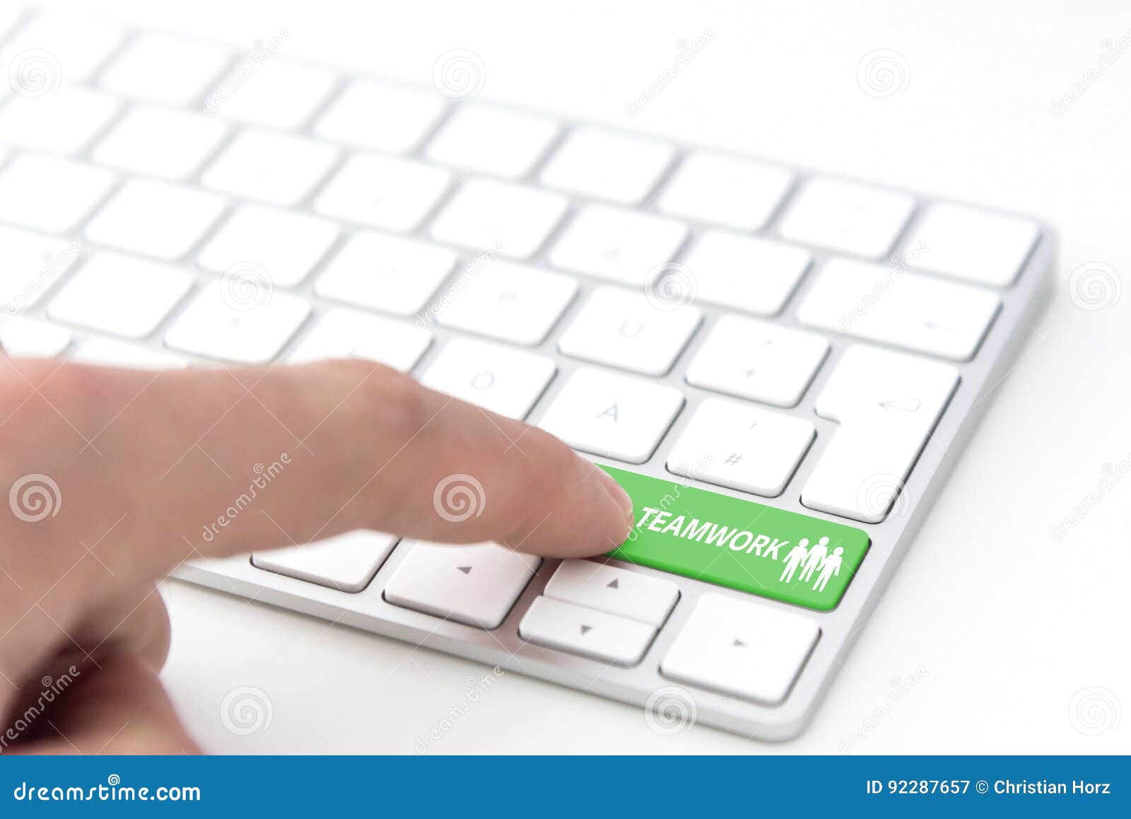 Teamwork keyboard stock image. Image of creative, intelligence - 92287657
