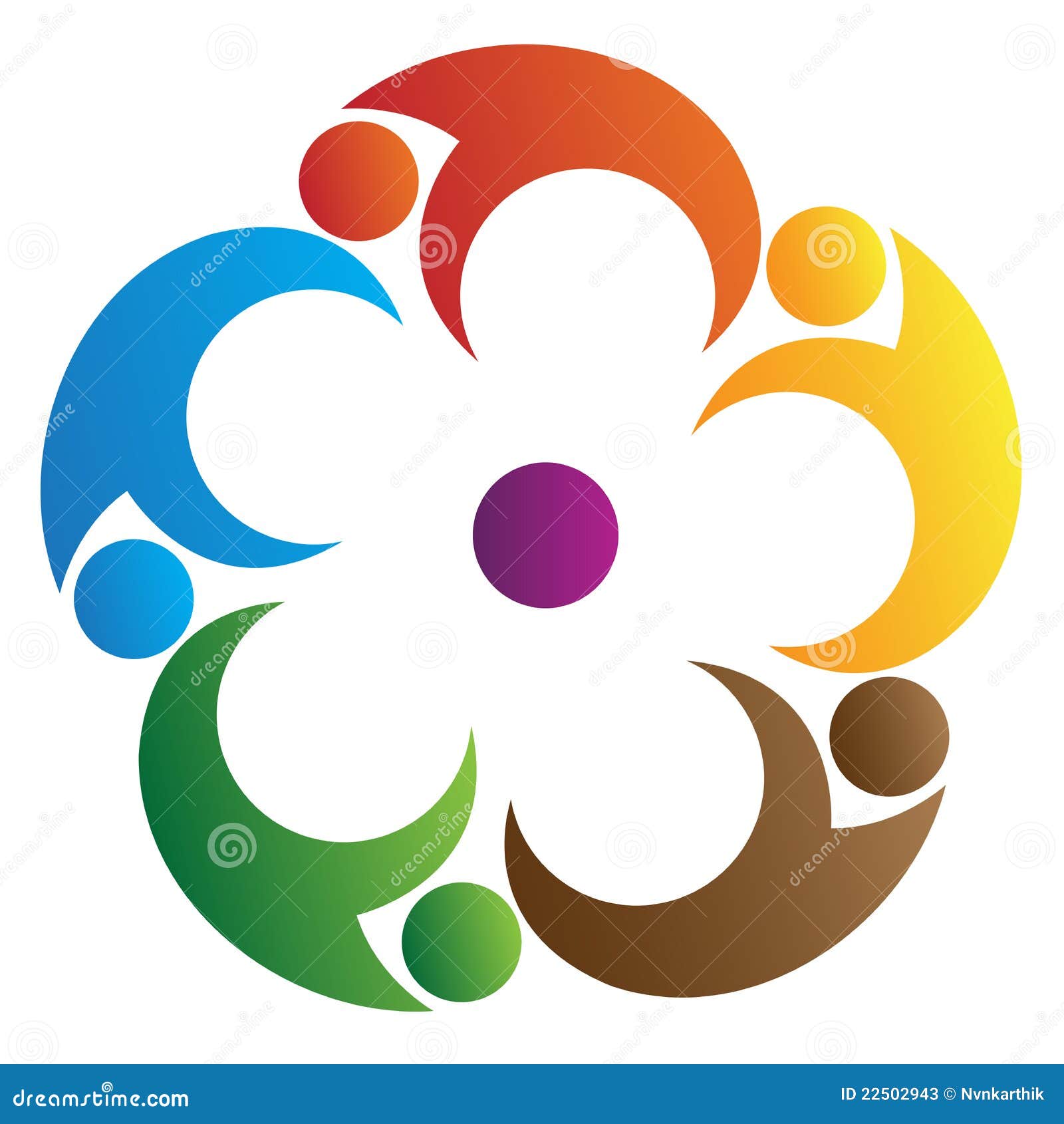 Teamwork, Logo, Social Team Work Education, Illustration, Modern ...