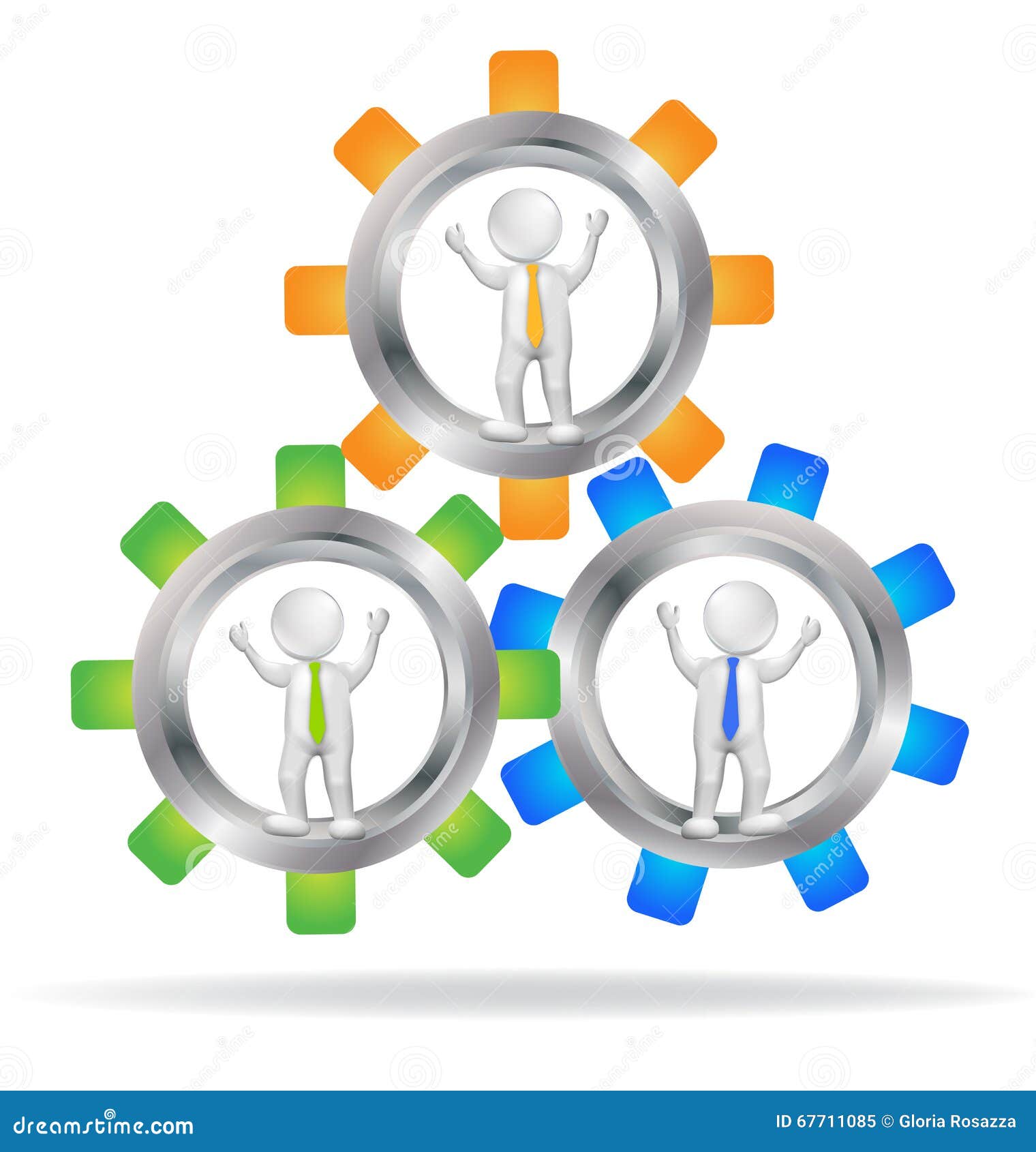 Teamwork logo stock illustration. Illustration of executives - 67711085