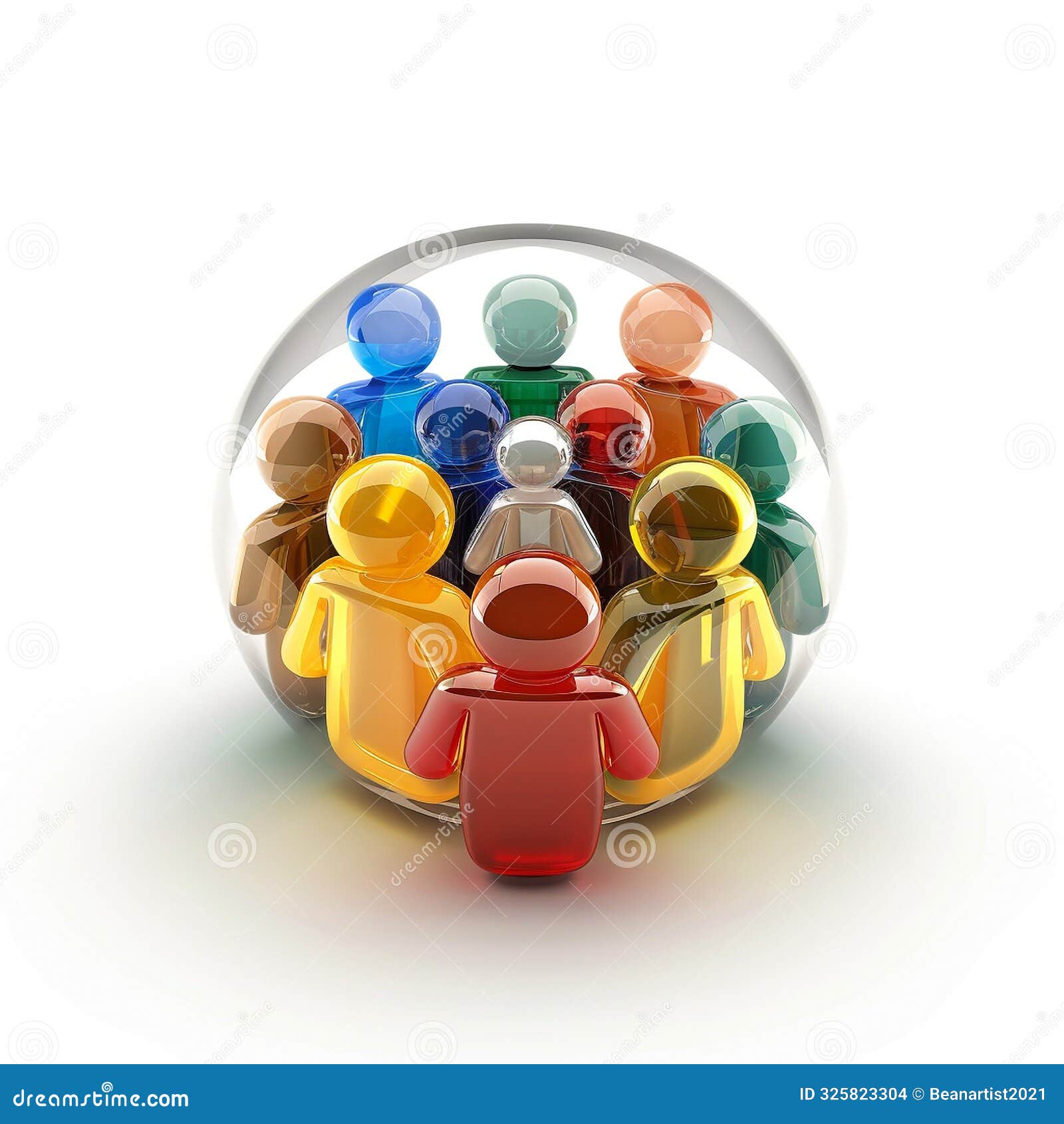 Teamwork Logo - Human Figures Stock Illustration - Illustration of blue ...