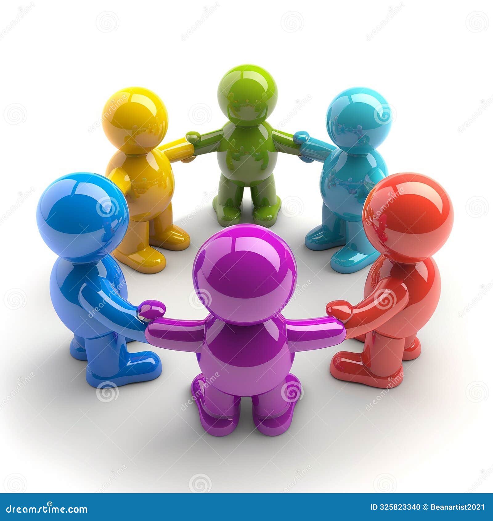 Teamwork Logo - Human Figures Stock Illustration - Illustration of ...