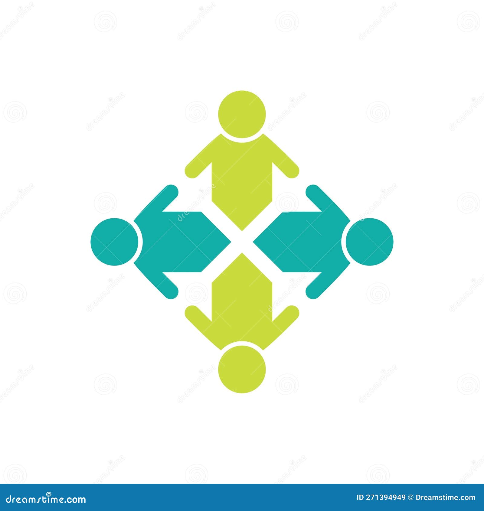 Teamwork logo images stock vector. Illustration of corporate - 271394949