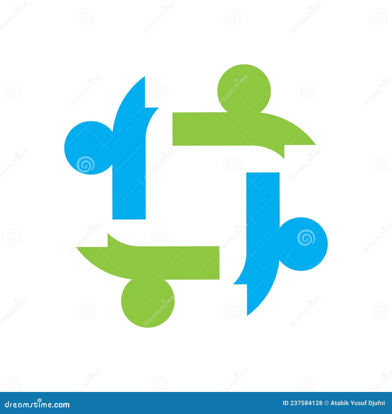Teamwork logo images stock vector. Illustration of colorful - 237584128