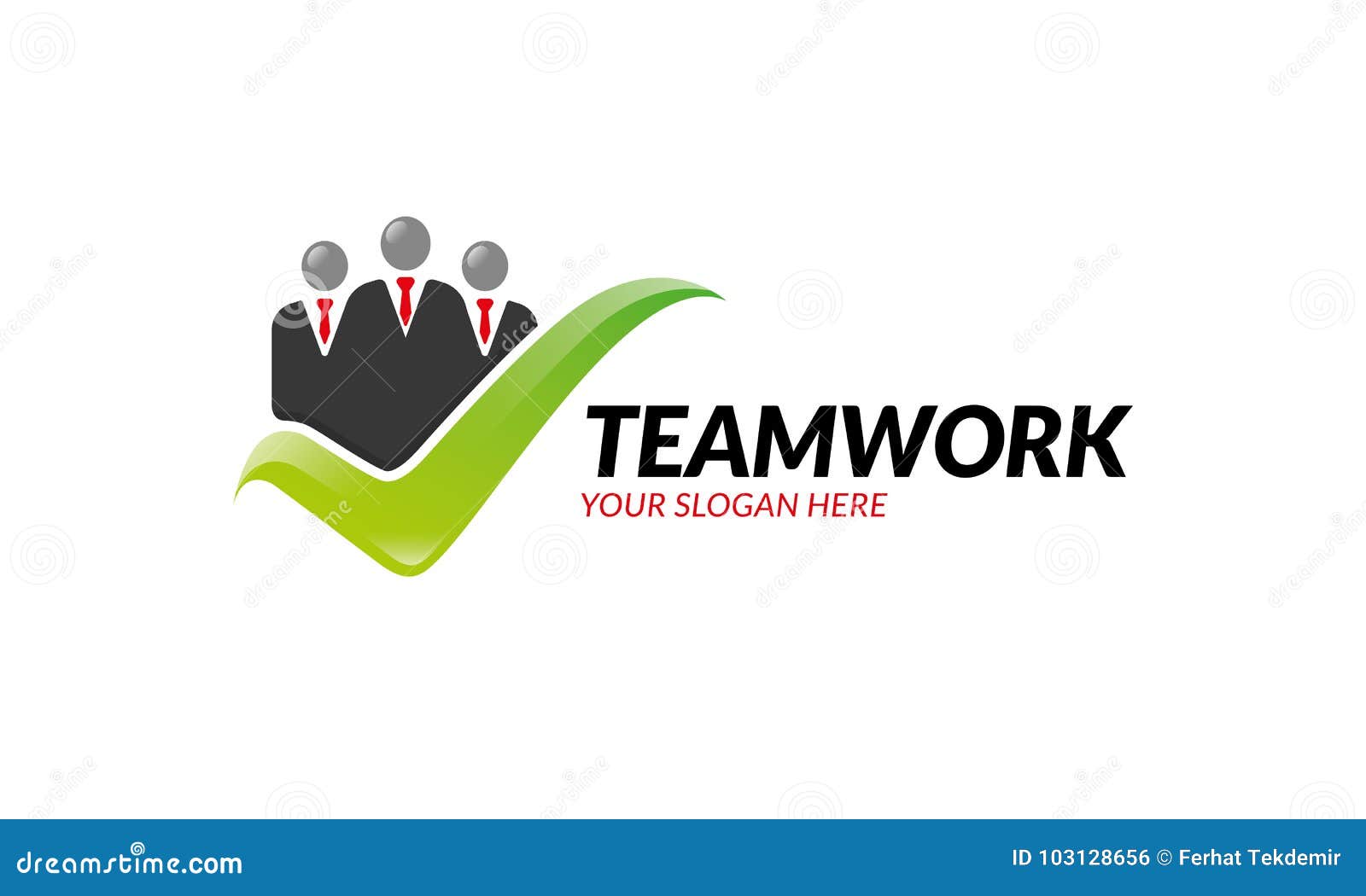 Teamwork Logo Template stock vector. Illustration of icon - 103128656