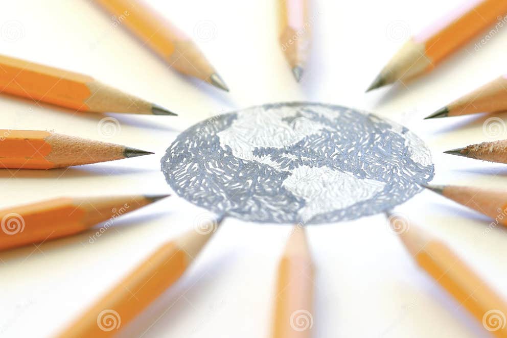 Teamwork Makes the World stock photo. Image of conceptual - 504484