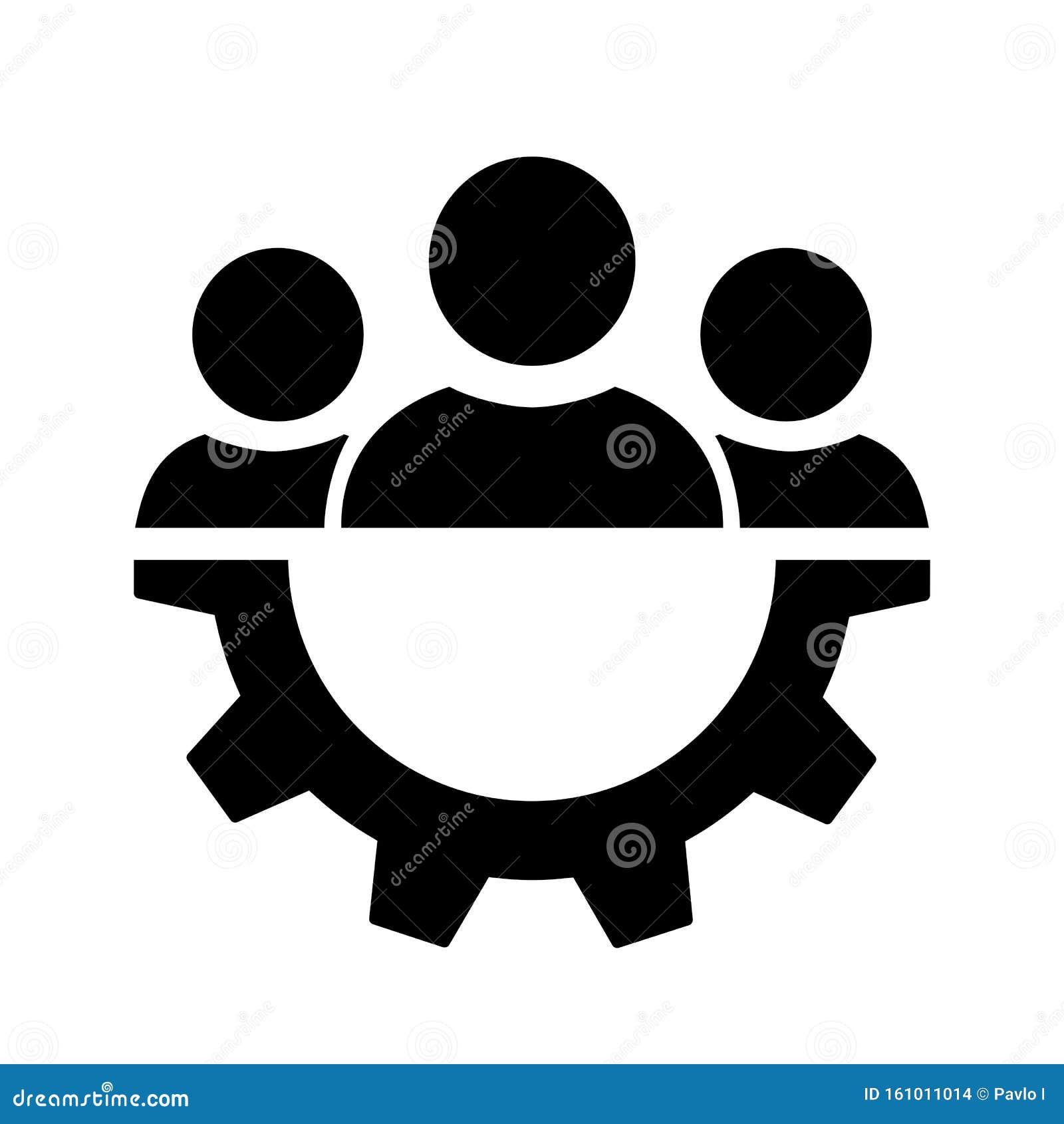 Teamwork Management Icon, Management Sign Logo â€“ Vector Stock Vector ...