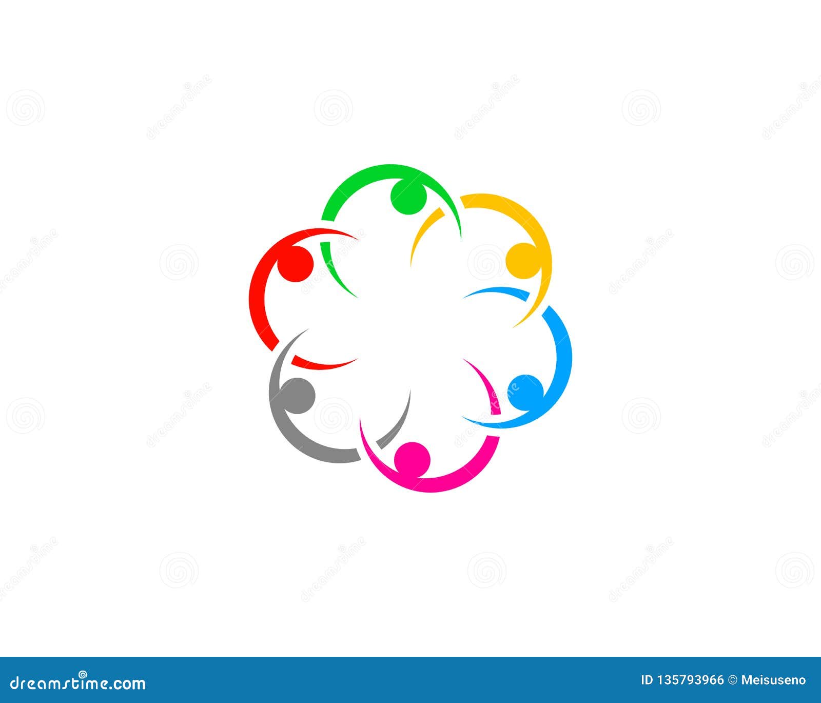 Teamwork Management People Group Logo Stock Vector - Illustration of ...
