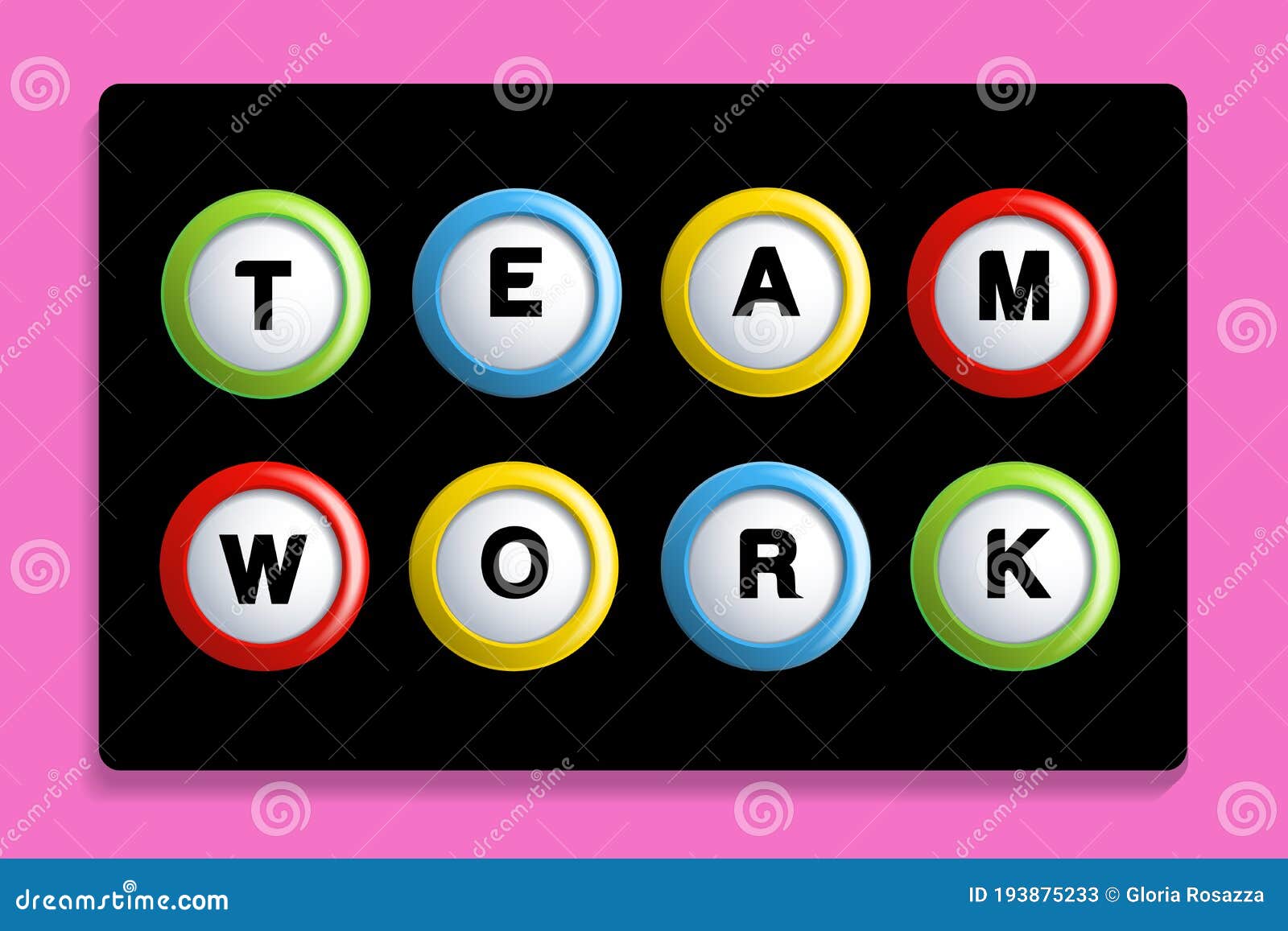 TEAMWORK Word Cloud Collage Royalty-Free Stock Photo | CartoonDealer ...